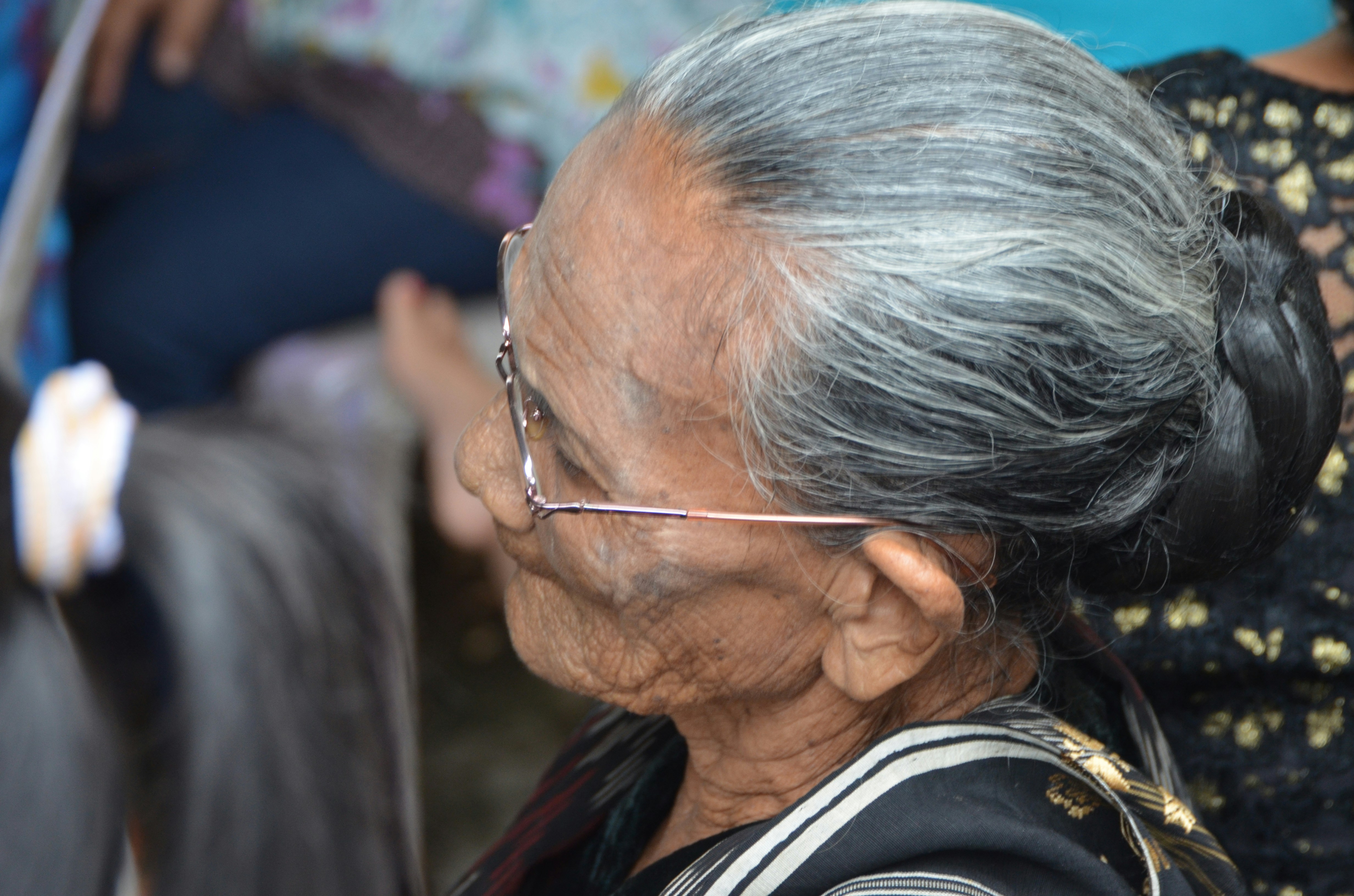 Grey Wisdom: A Quiet Portrait in Profile