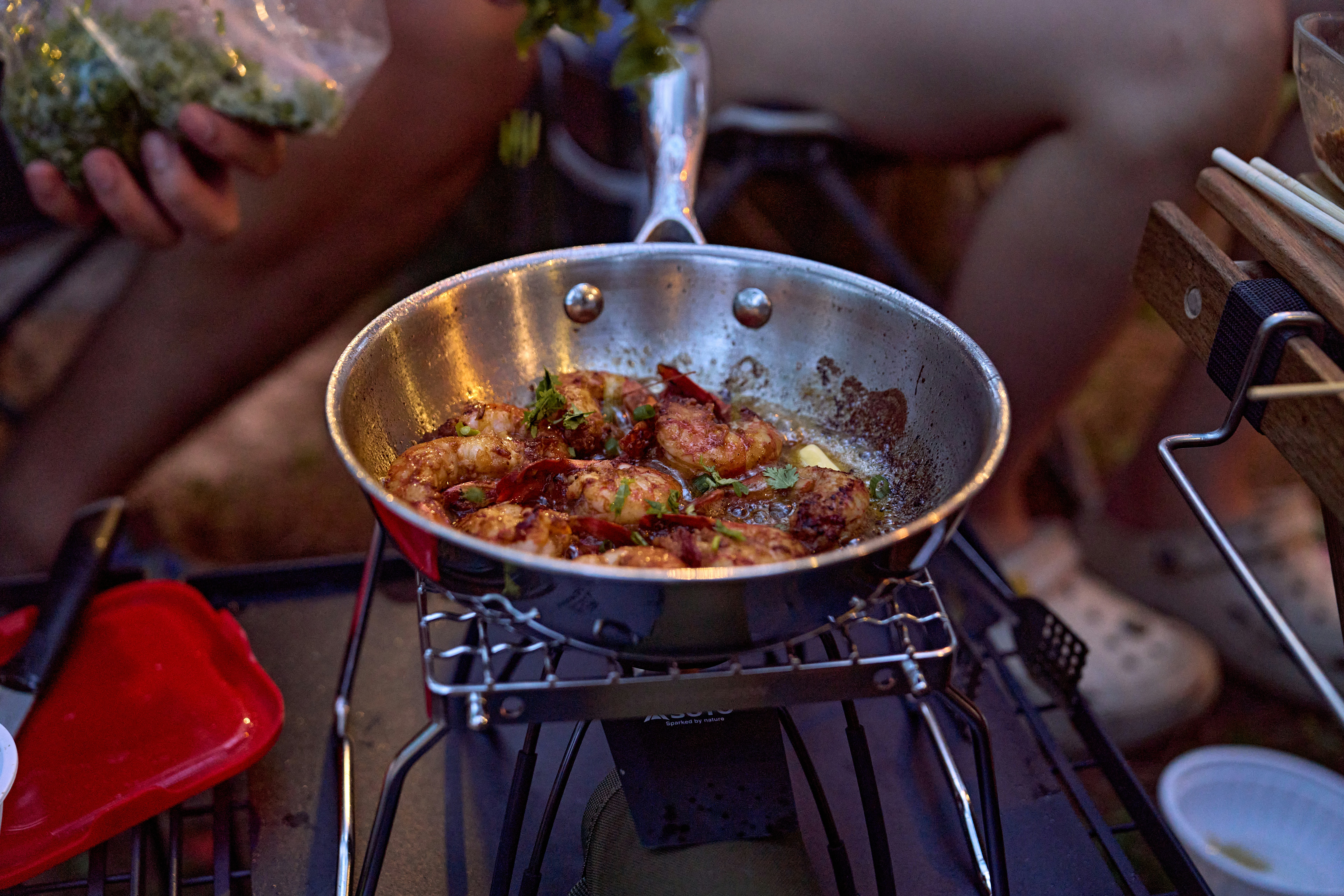 Sizzling Cast Iron Feast on the Campfire