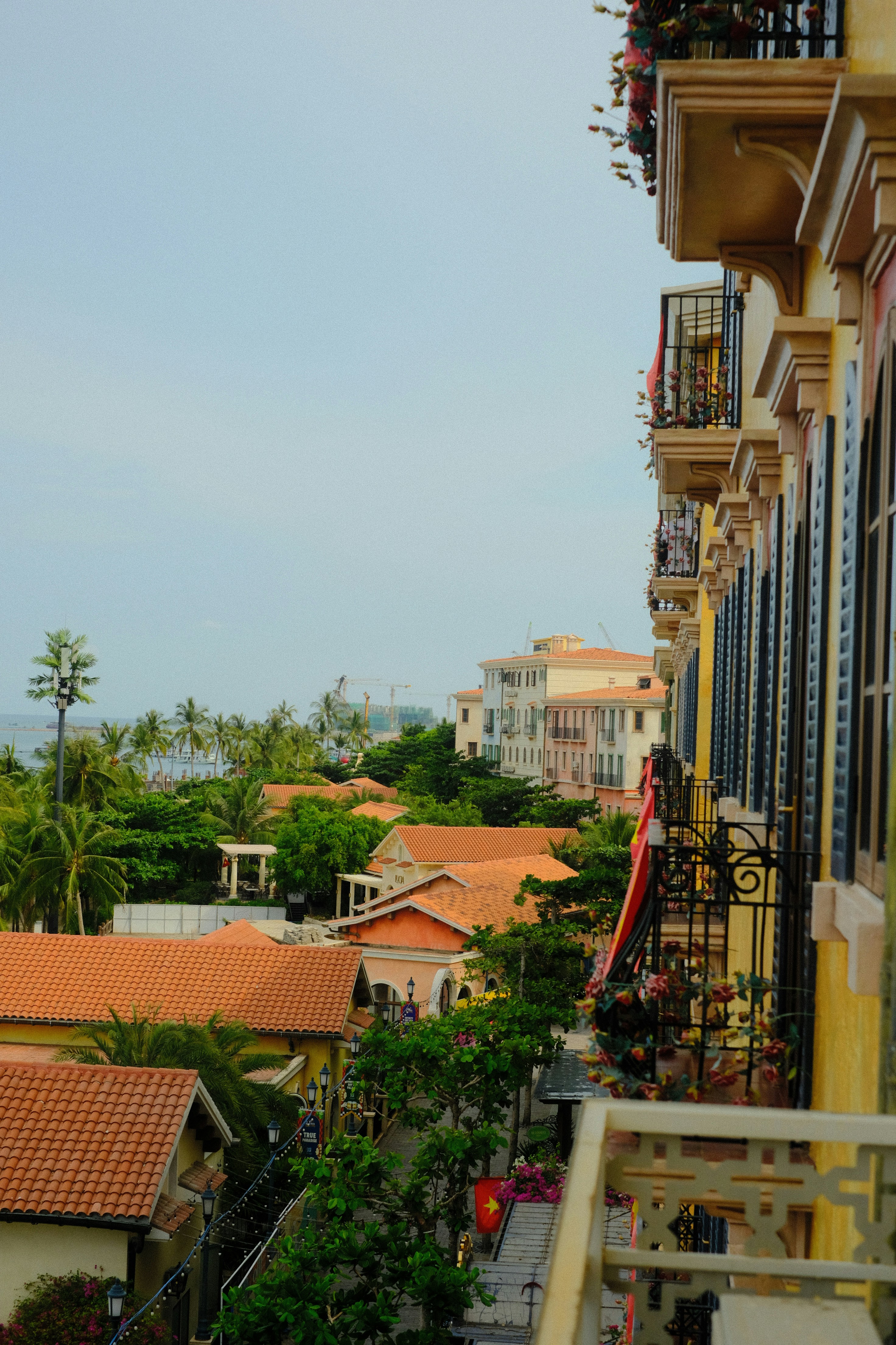 Balcony Echoes of a Coastal Quarter