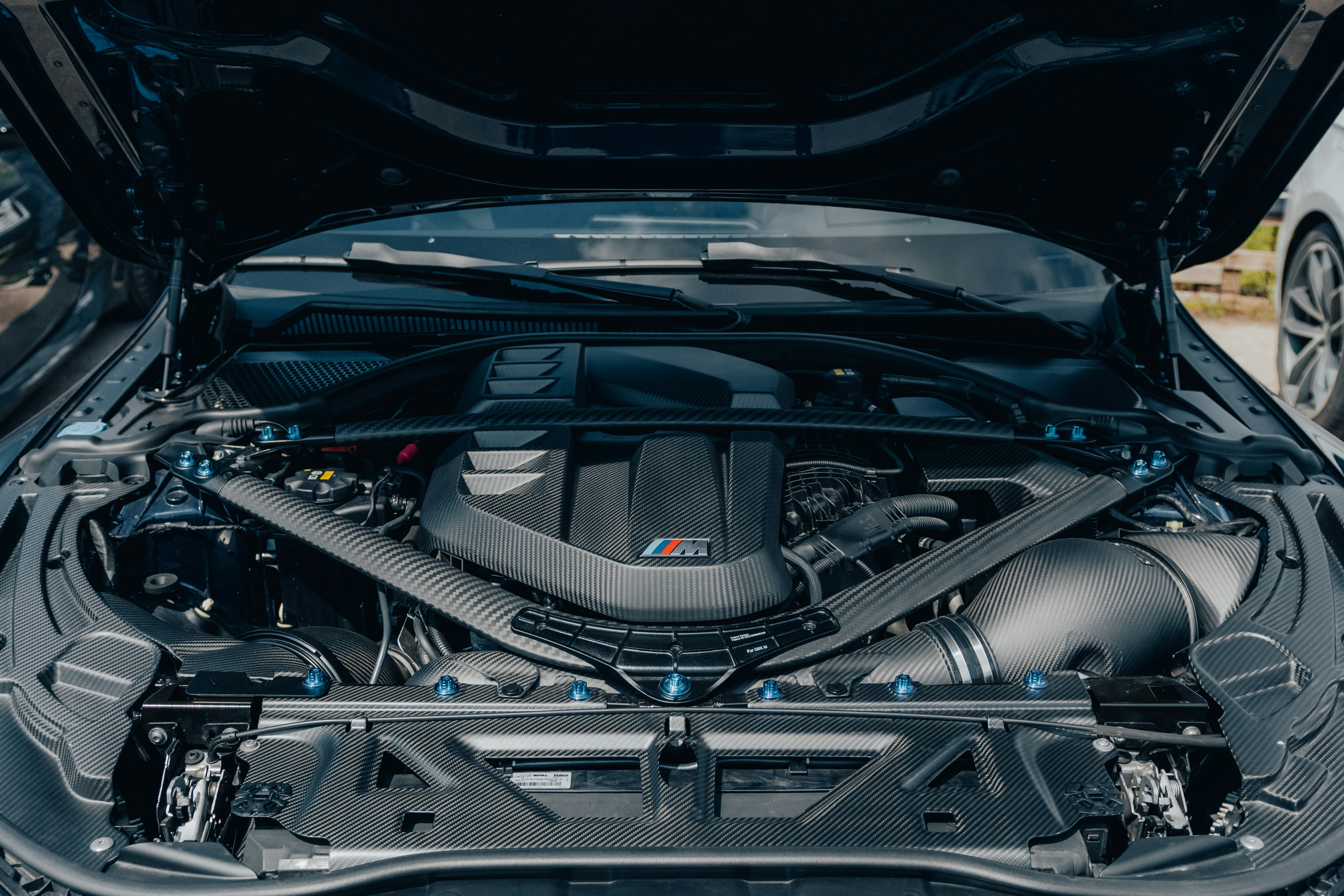 Symphony of Titanium: A Bugatti-styled V8 Engine Under the Hood