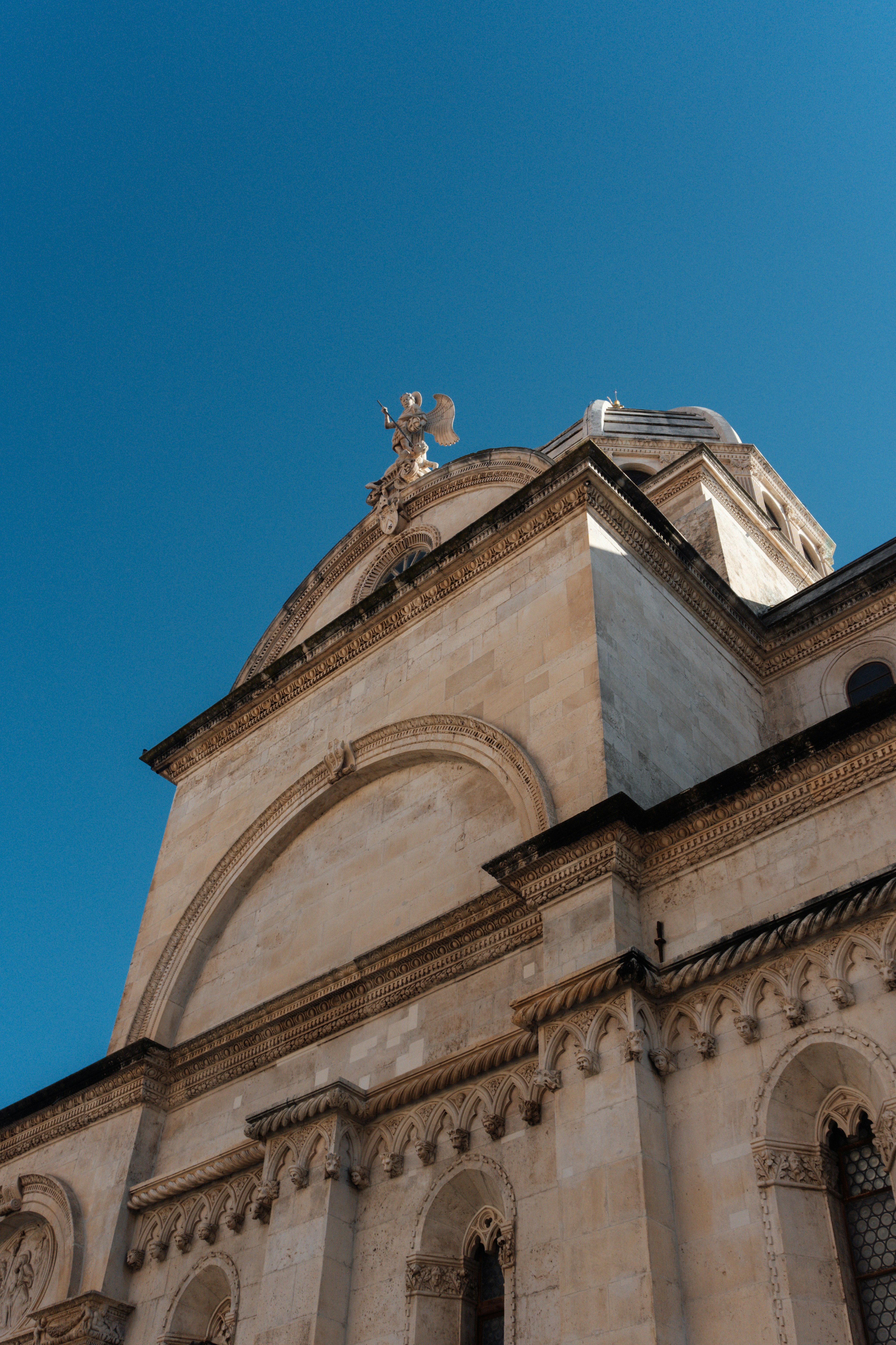 Stone Fantasy: A Cathedral Fortified by Blue Sky