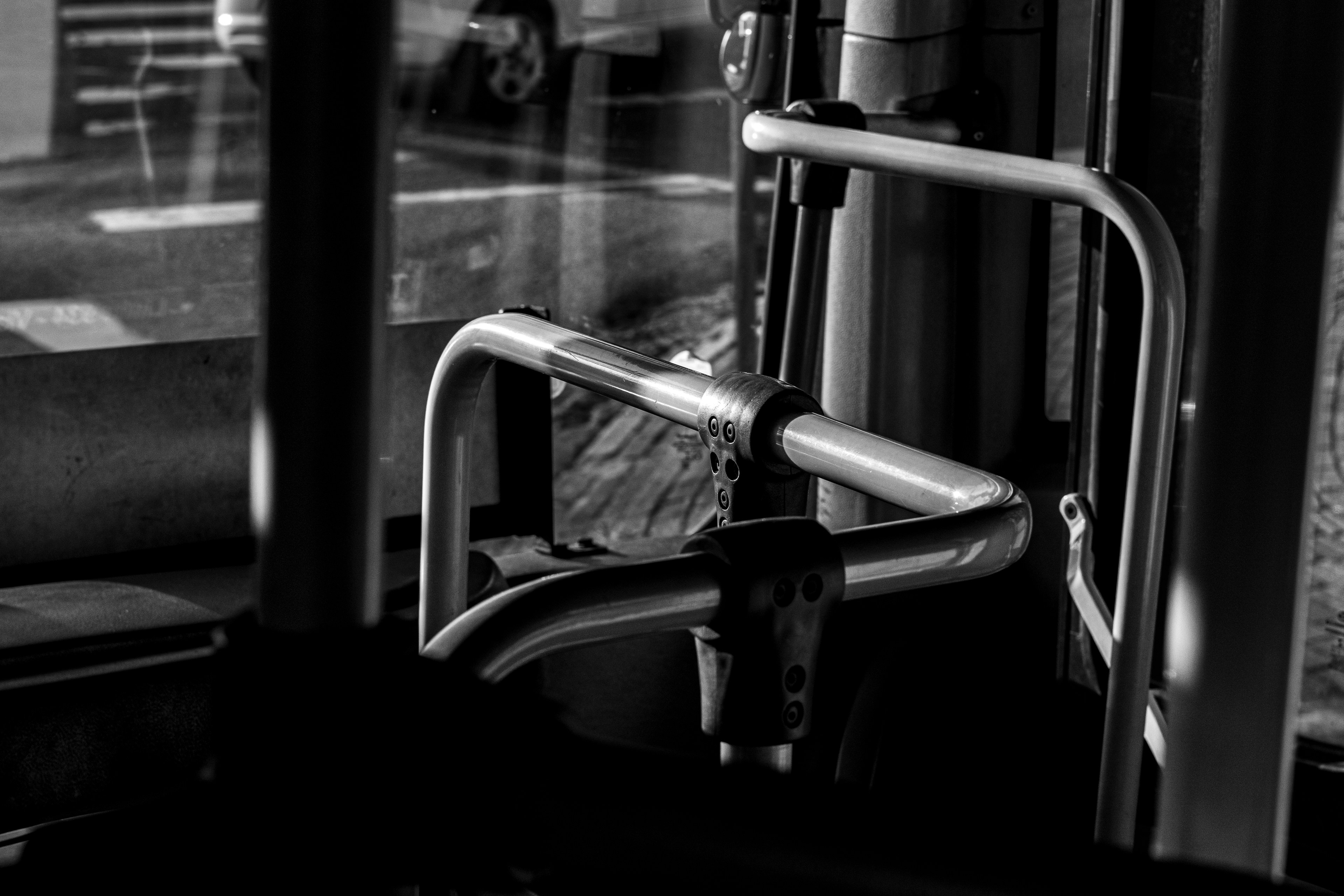 Locking Bar: A Quiet Moment Inside a Bus Door Mechanism