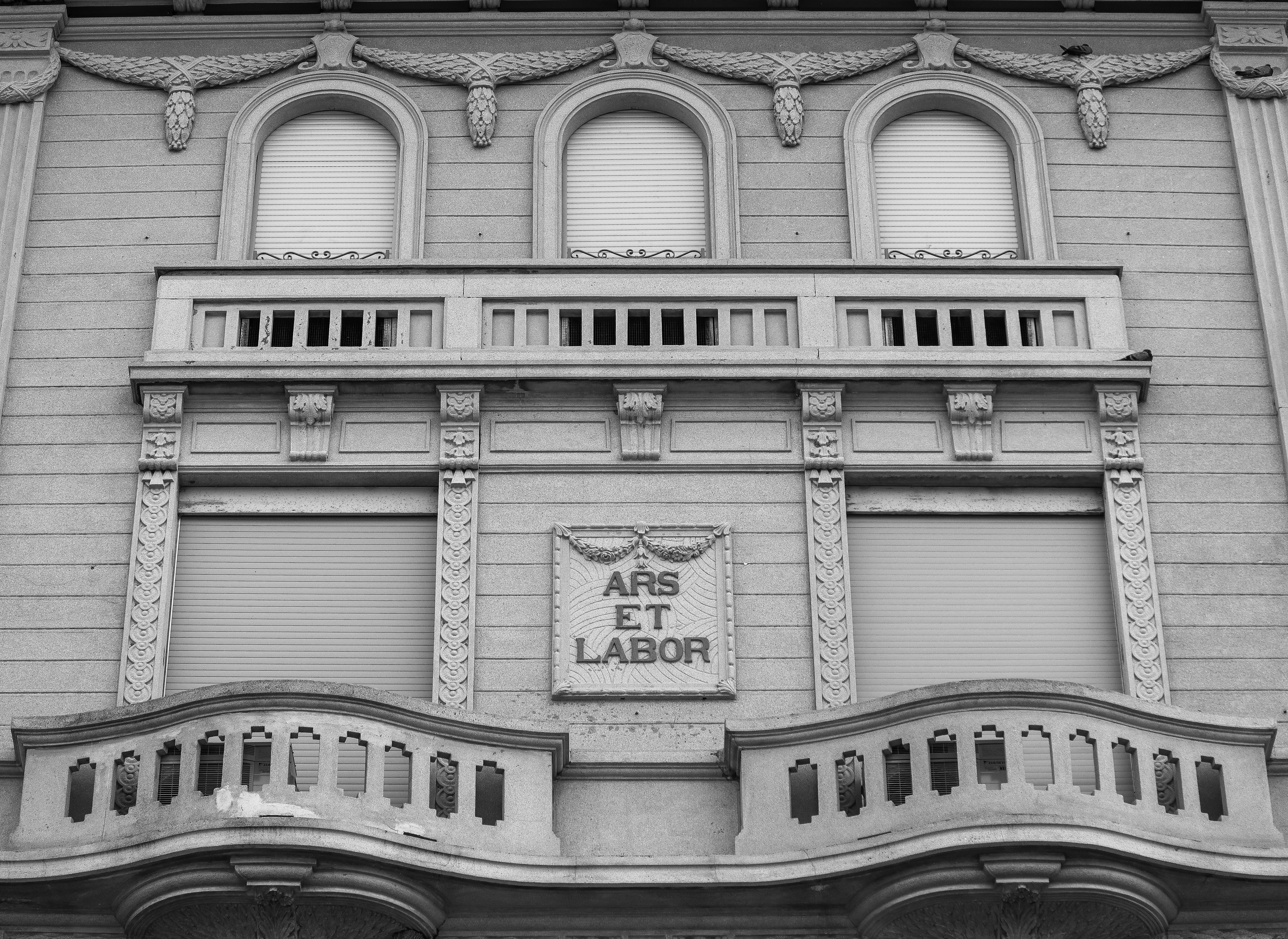 Facade in Focus: Classical Balcony and Stone Detailing