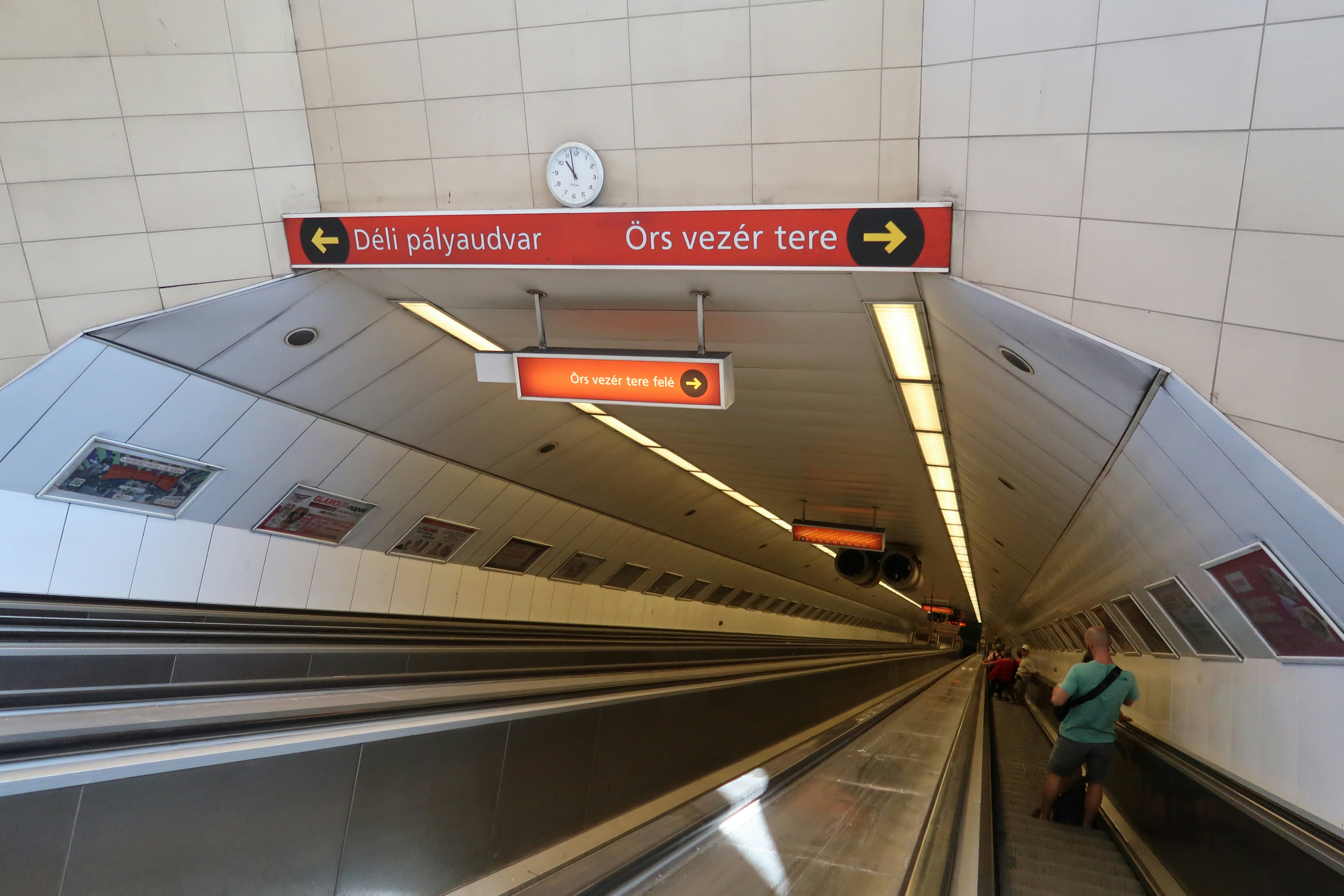 Underground Ascent: Escalator to the City Above