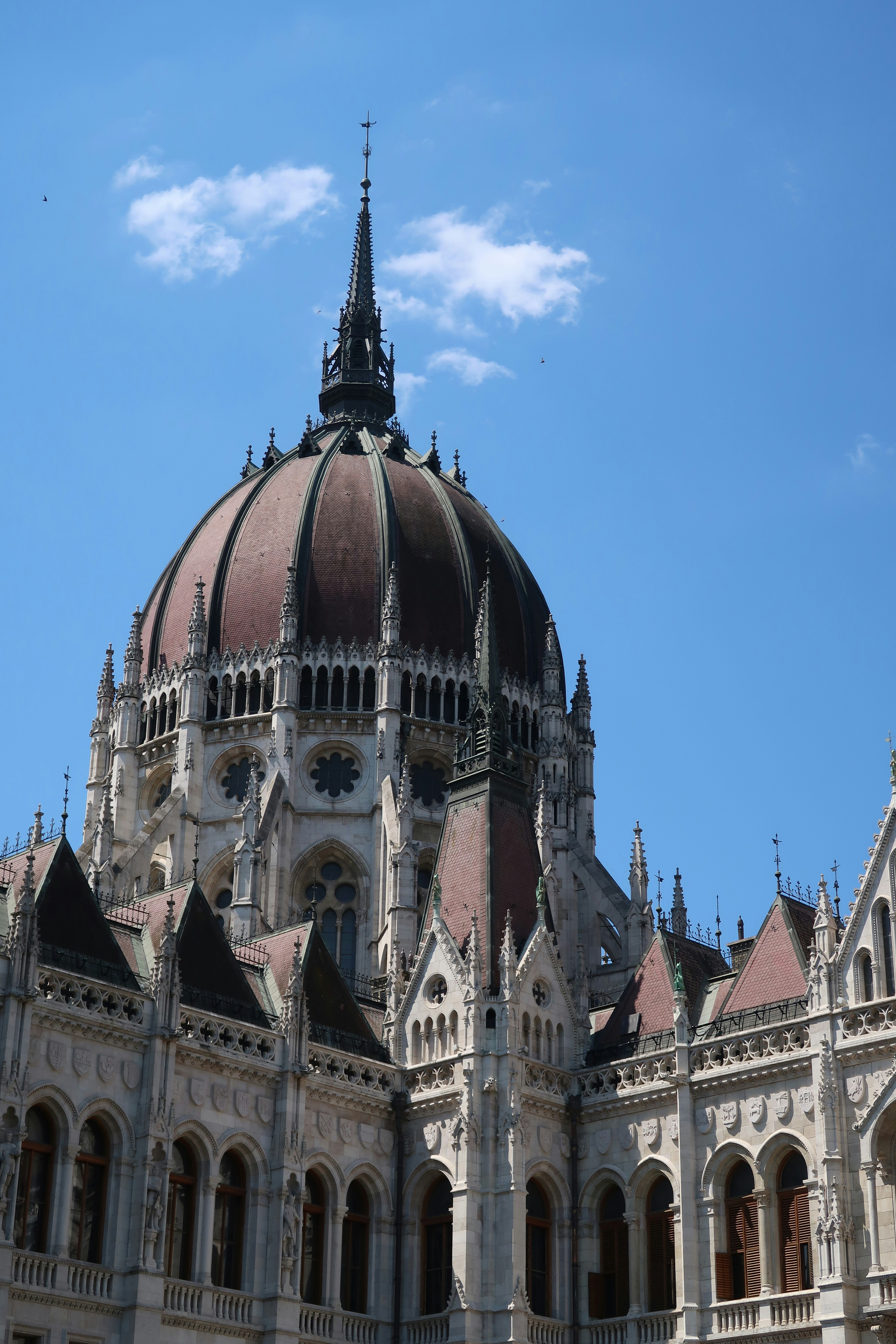 Gothic Dome Crowned by Sky: The Basilica’s Central Peak