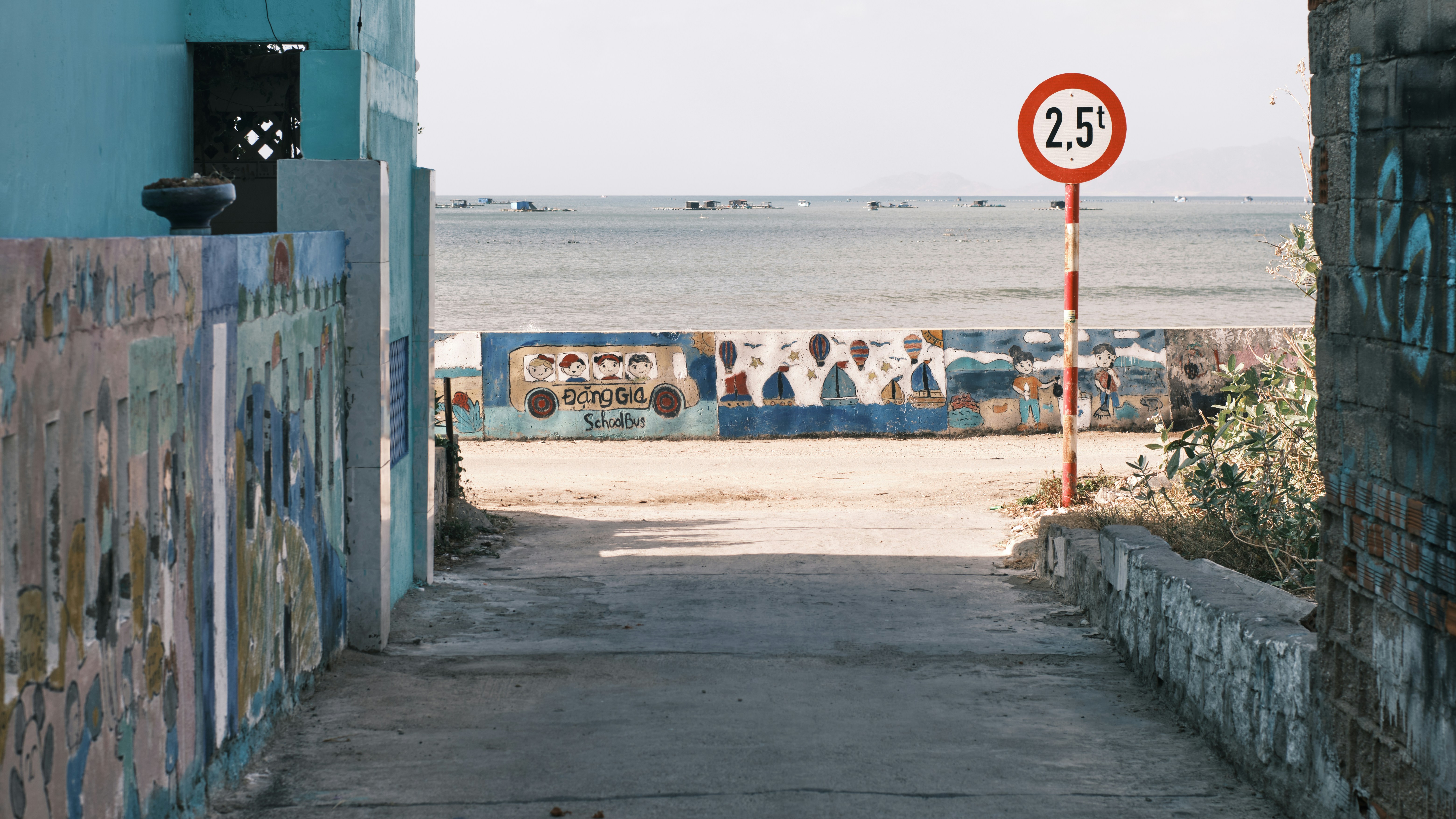 Graffiti Corridor to the Sea