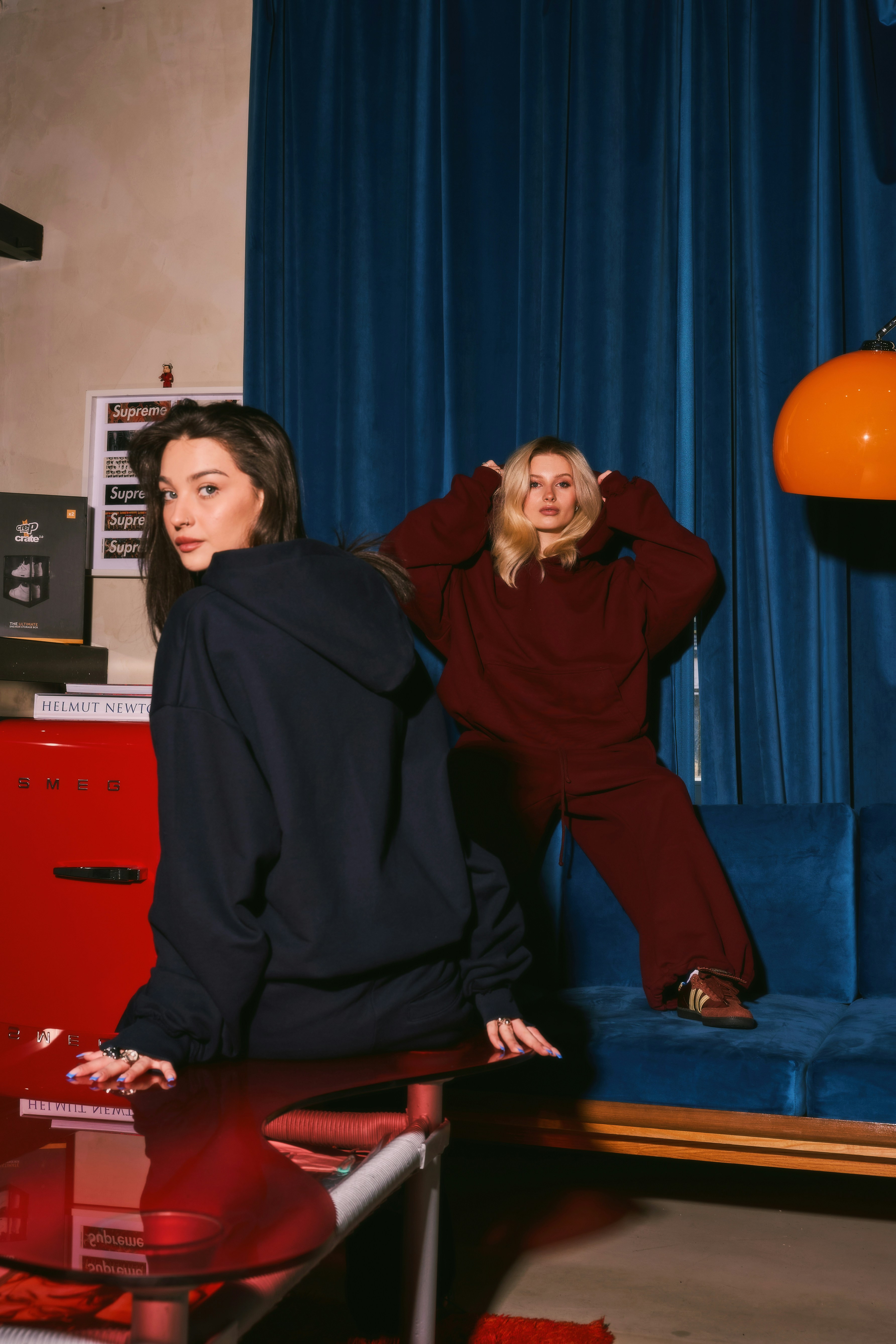 Two Fashioned Moments in a Neon Lounge