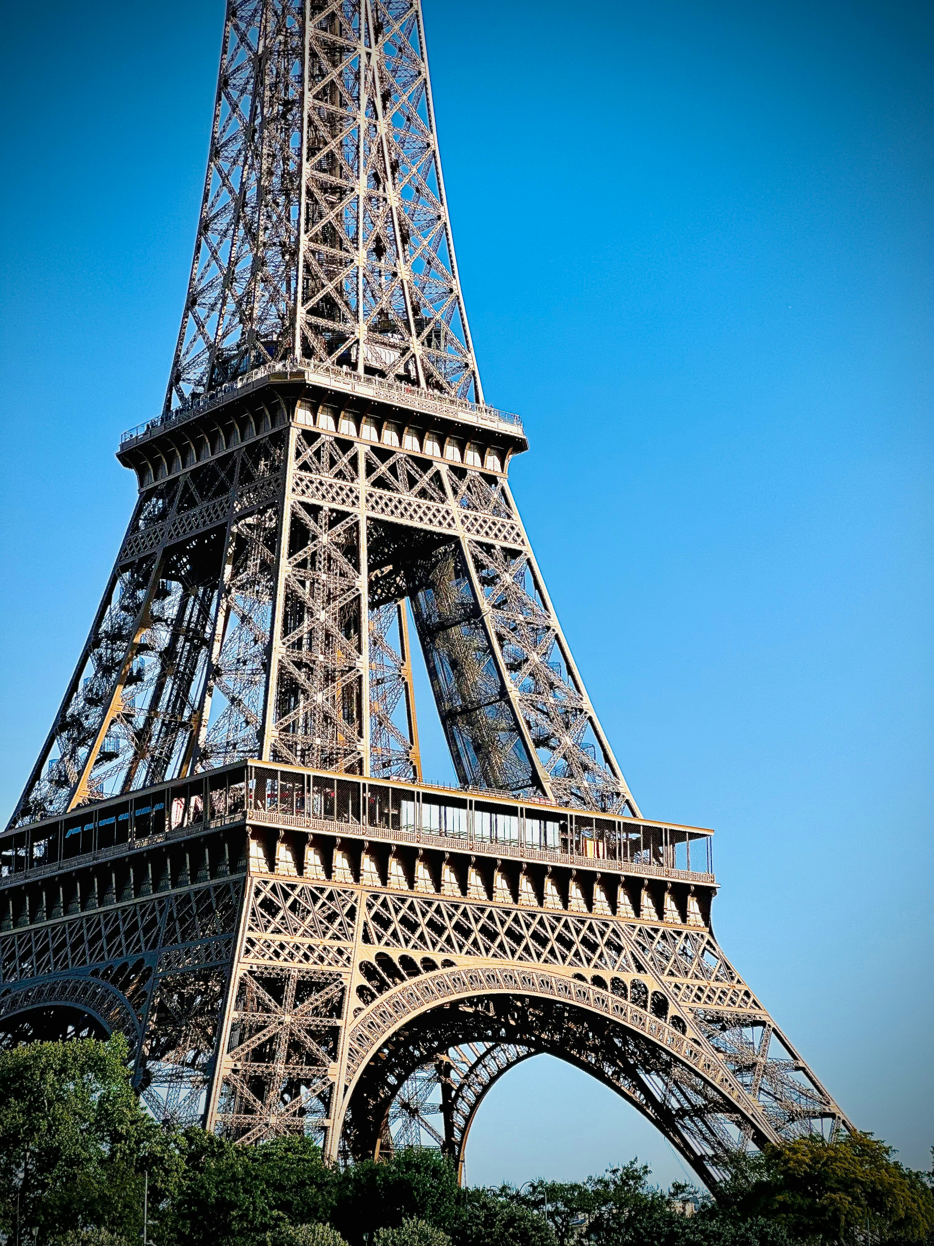 Iron Lacework under a Vivid French Sky