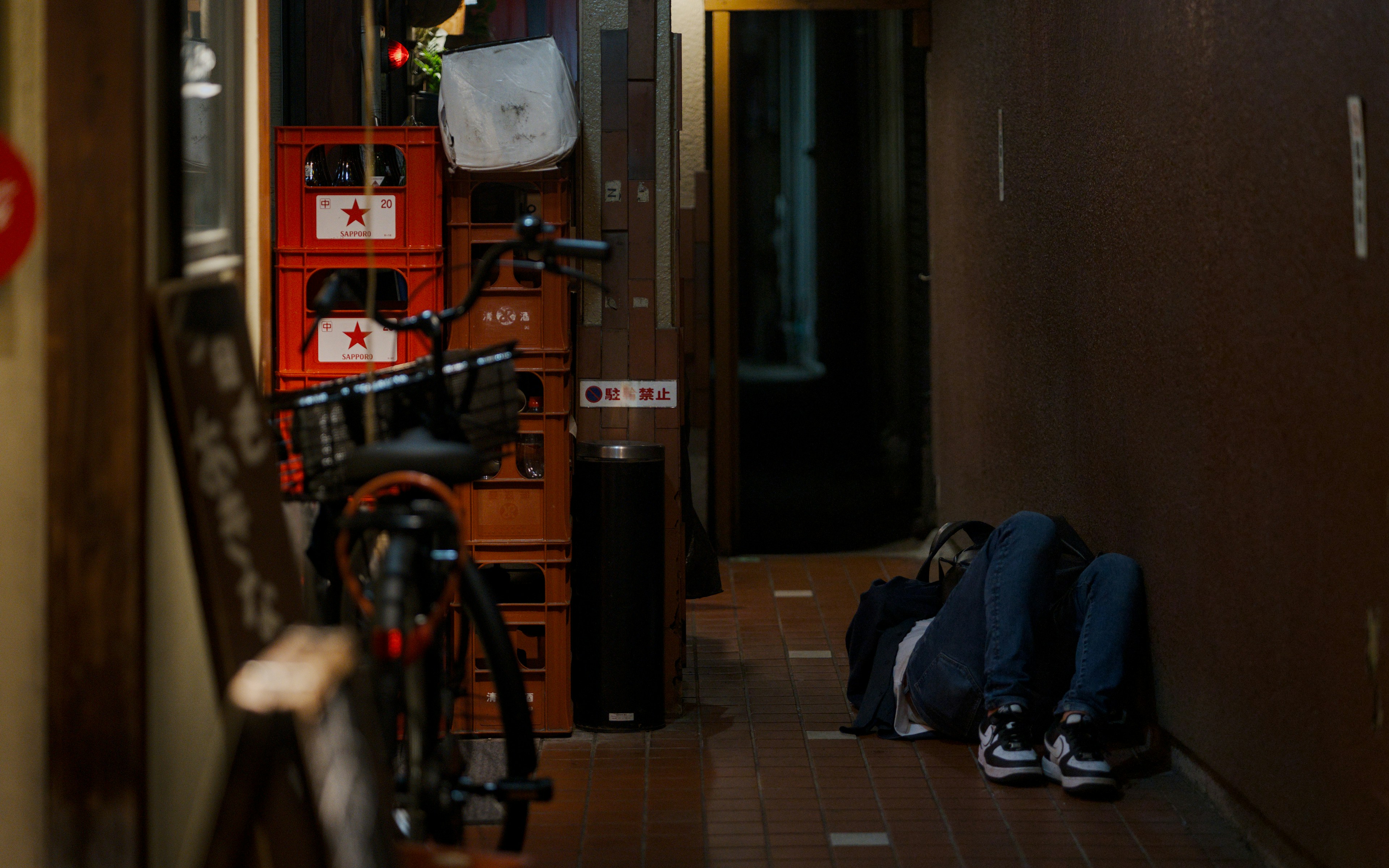 Alleyway After Hours: Shoes and City Echoes