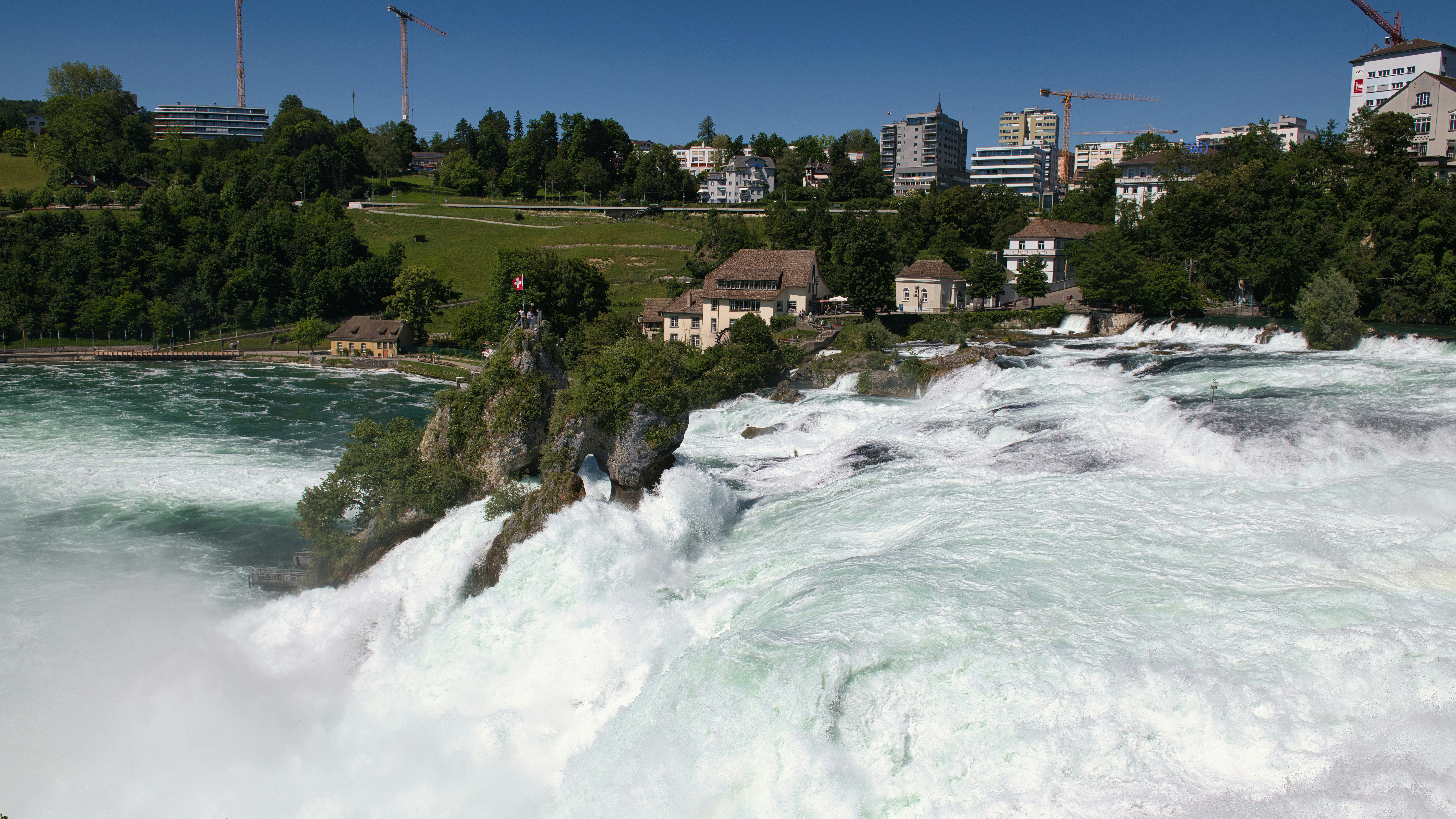 Vigor of the Rhine: Cityscape Meet White Water