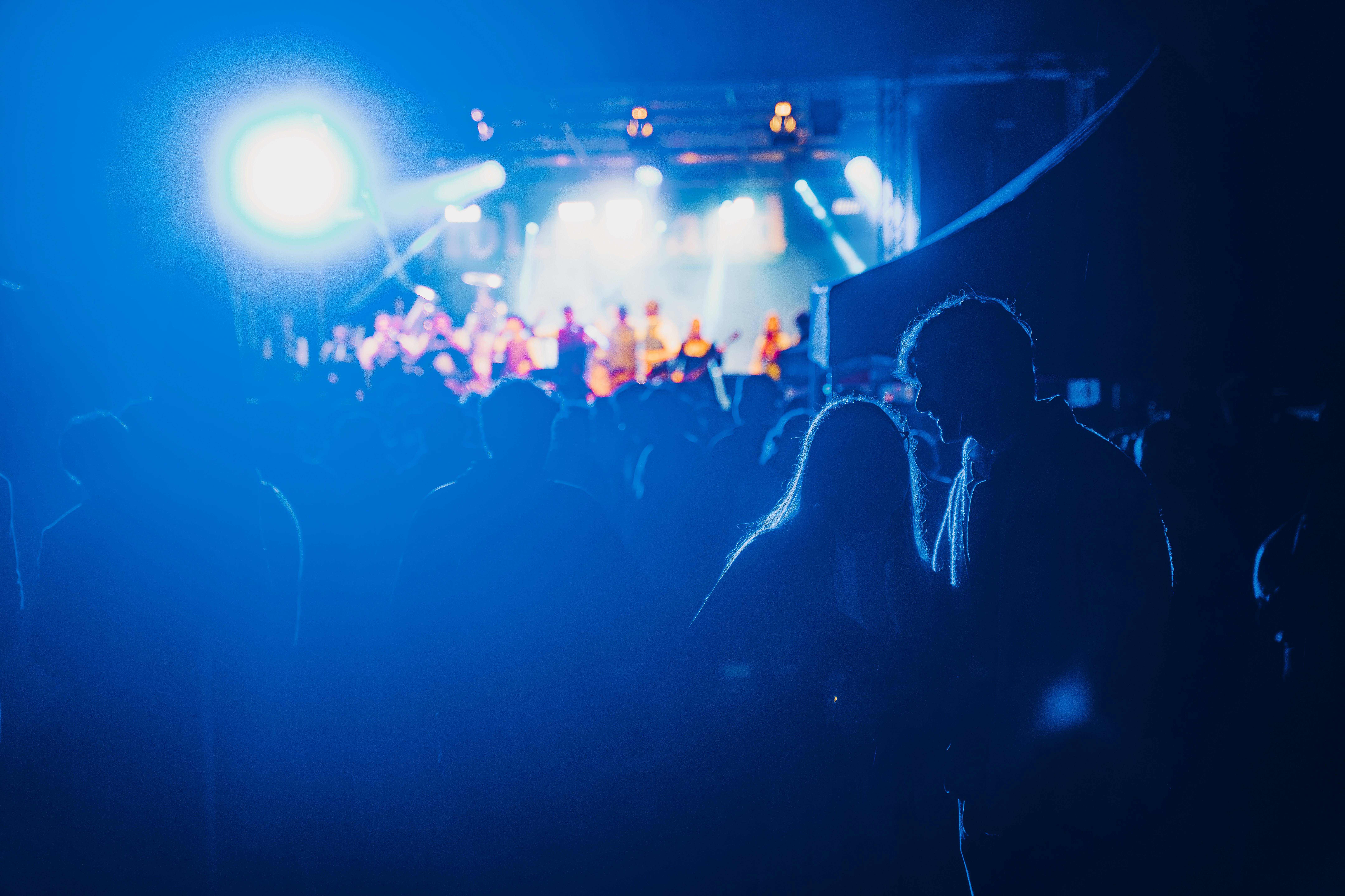 Blue Haze Over the Front Row: A Night at the Open Stage