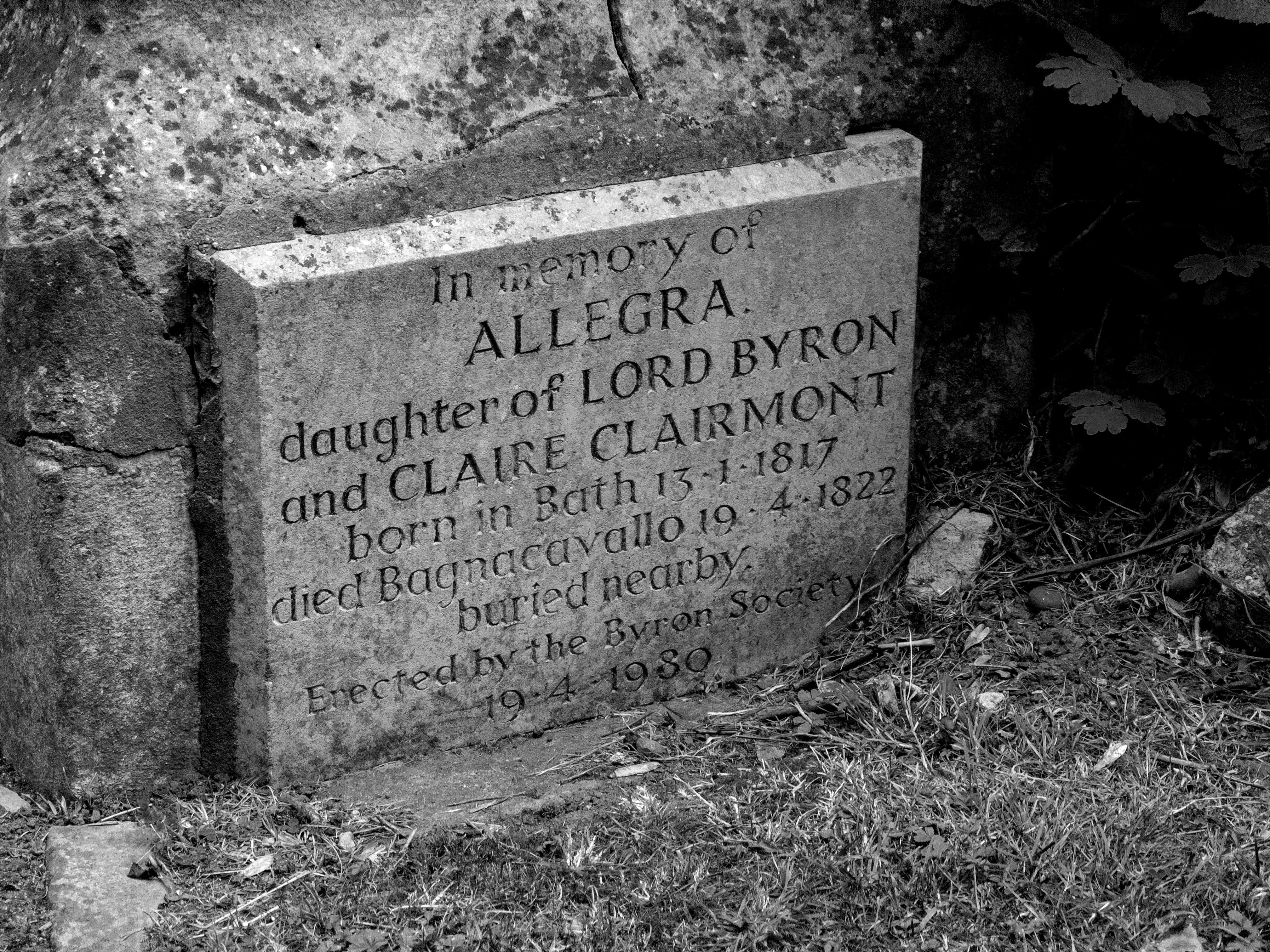 Stone Memorial in Quiet Cemetery Verge