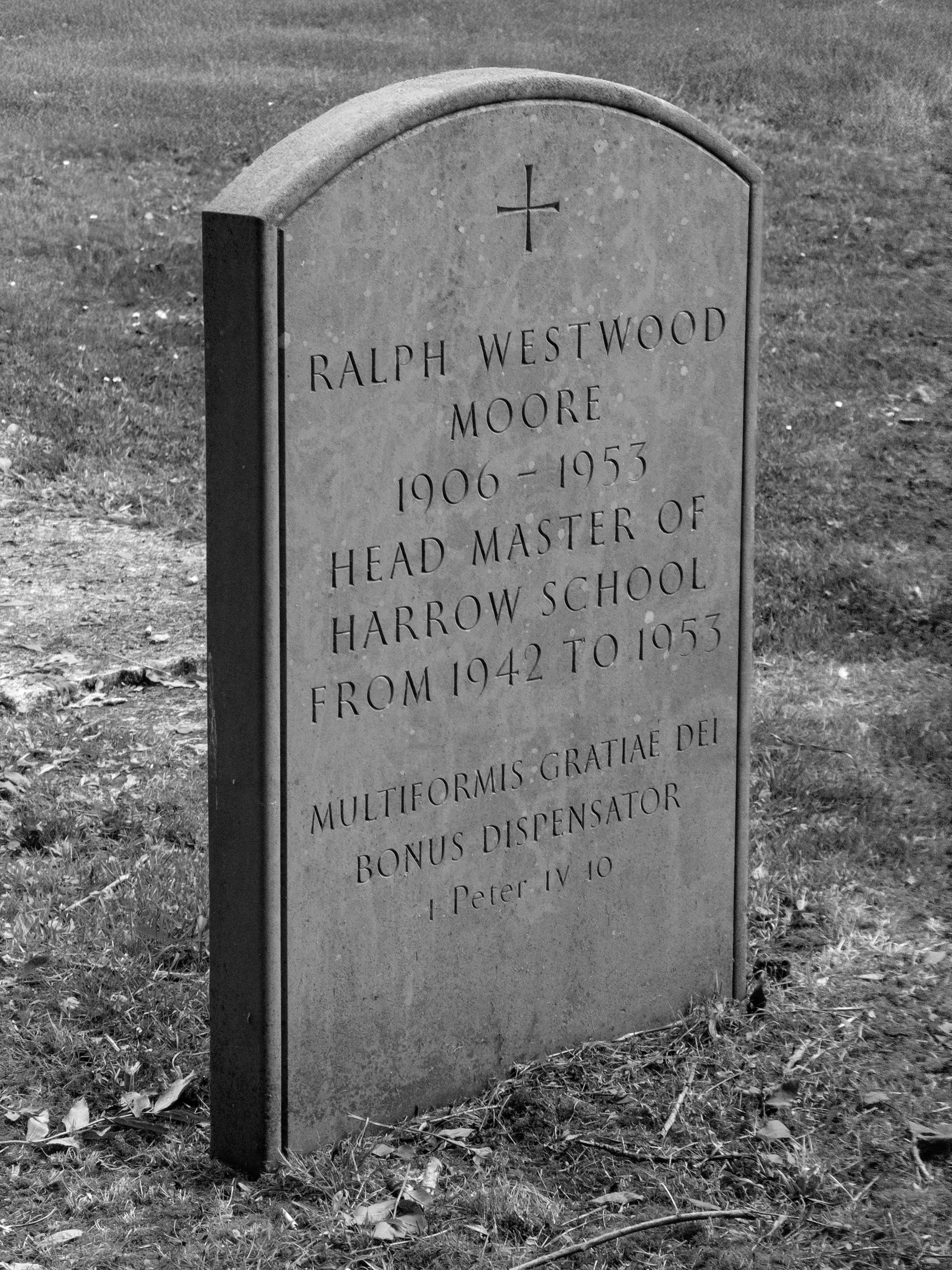 Stone of Remembrance: Ralph Westwood Moore
