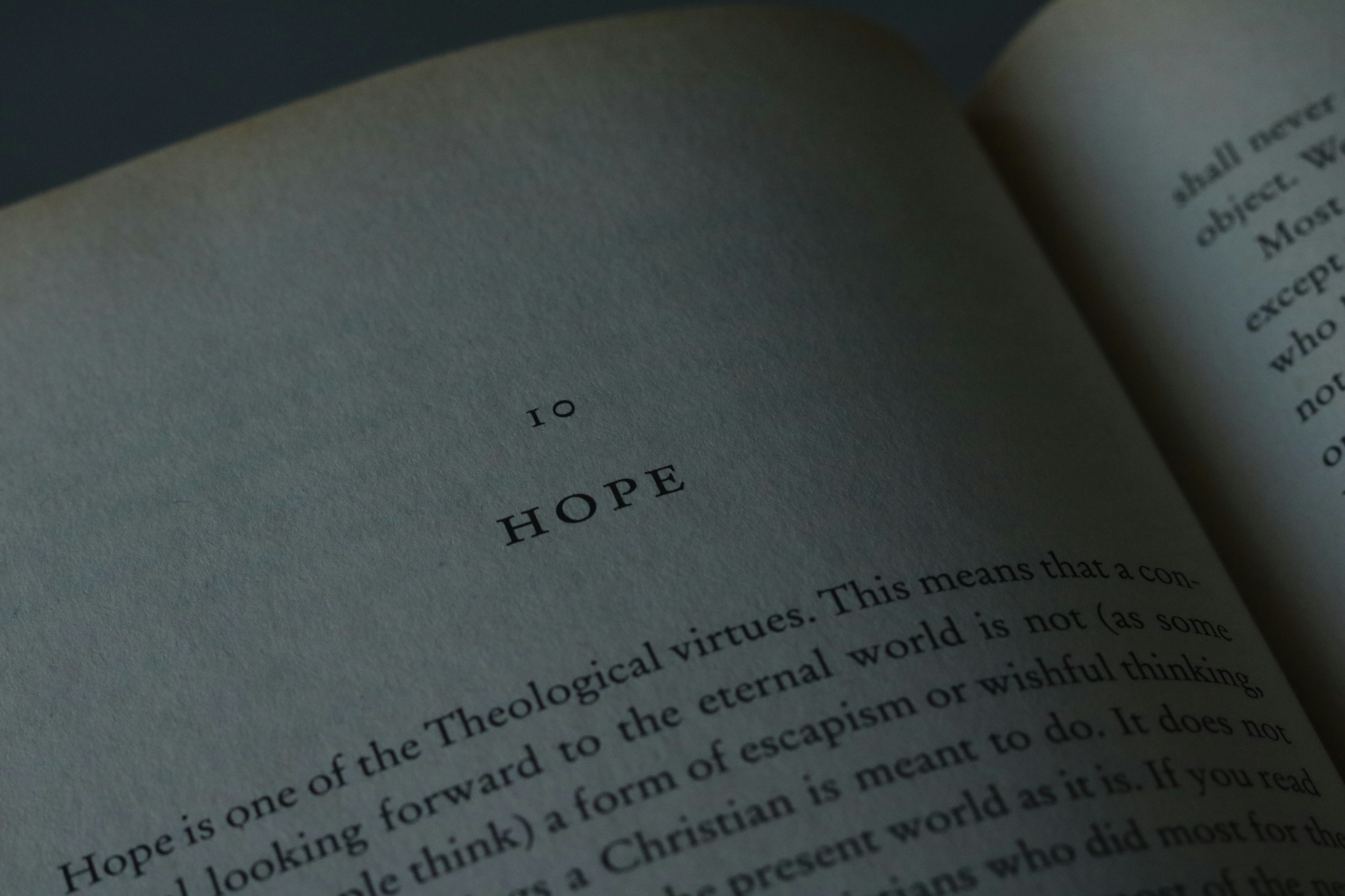 Hope Between the Lines