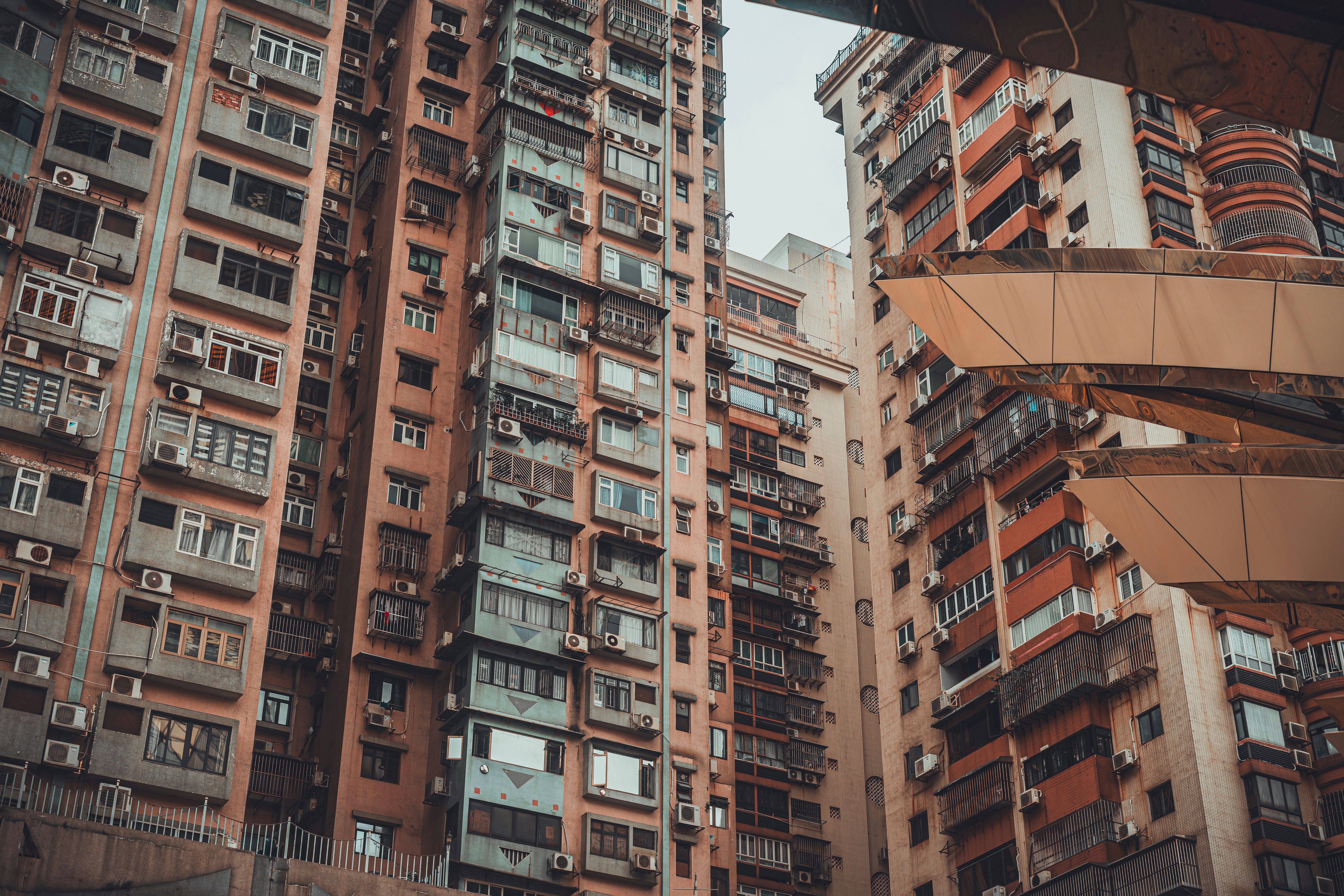 Urban Towers: A Maze of Balconies and Concrete