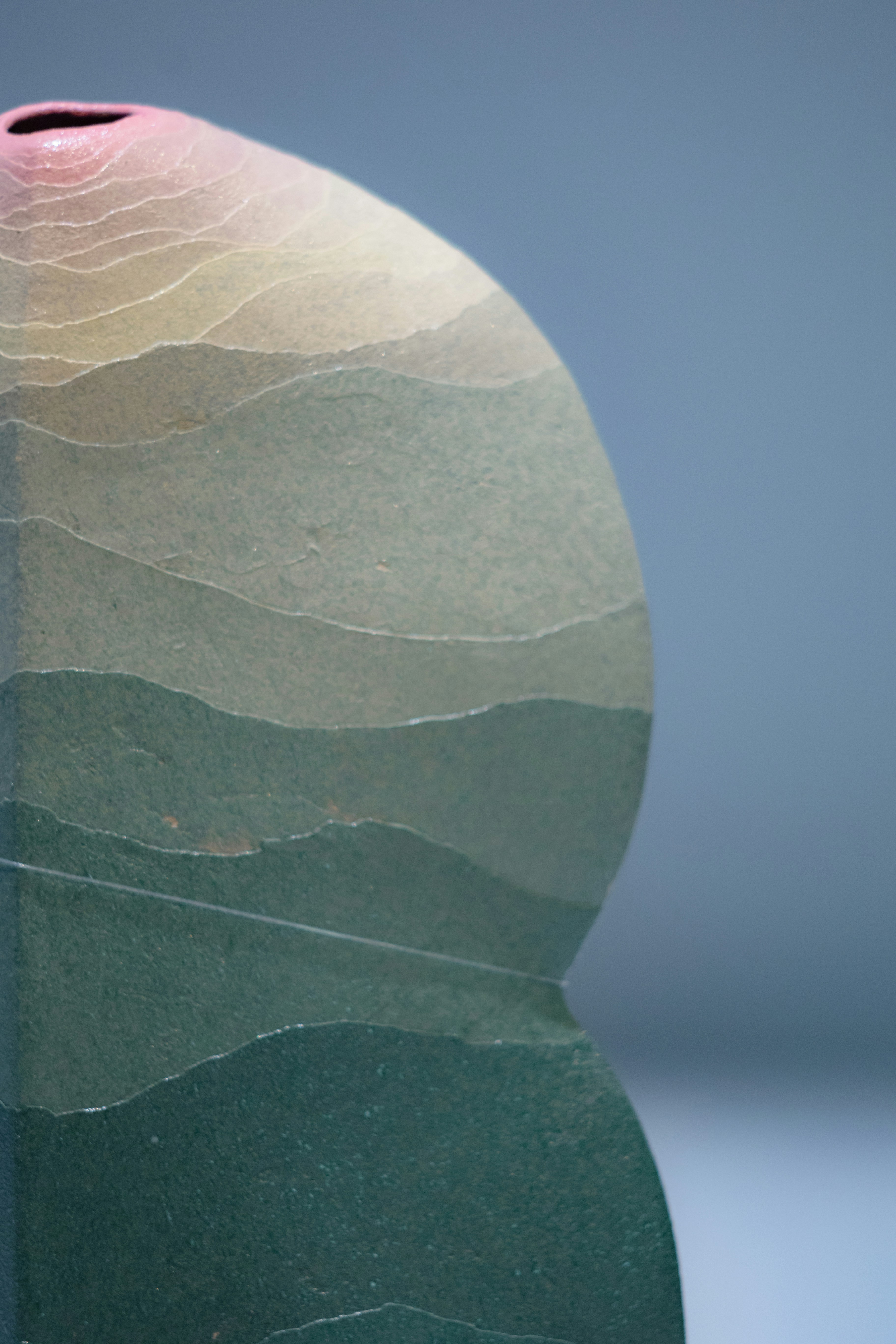 Petal Edge in Focus: A Close-Up of Painted Paper Texture