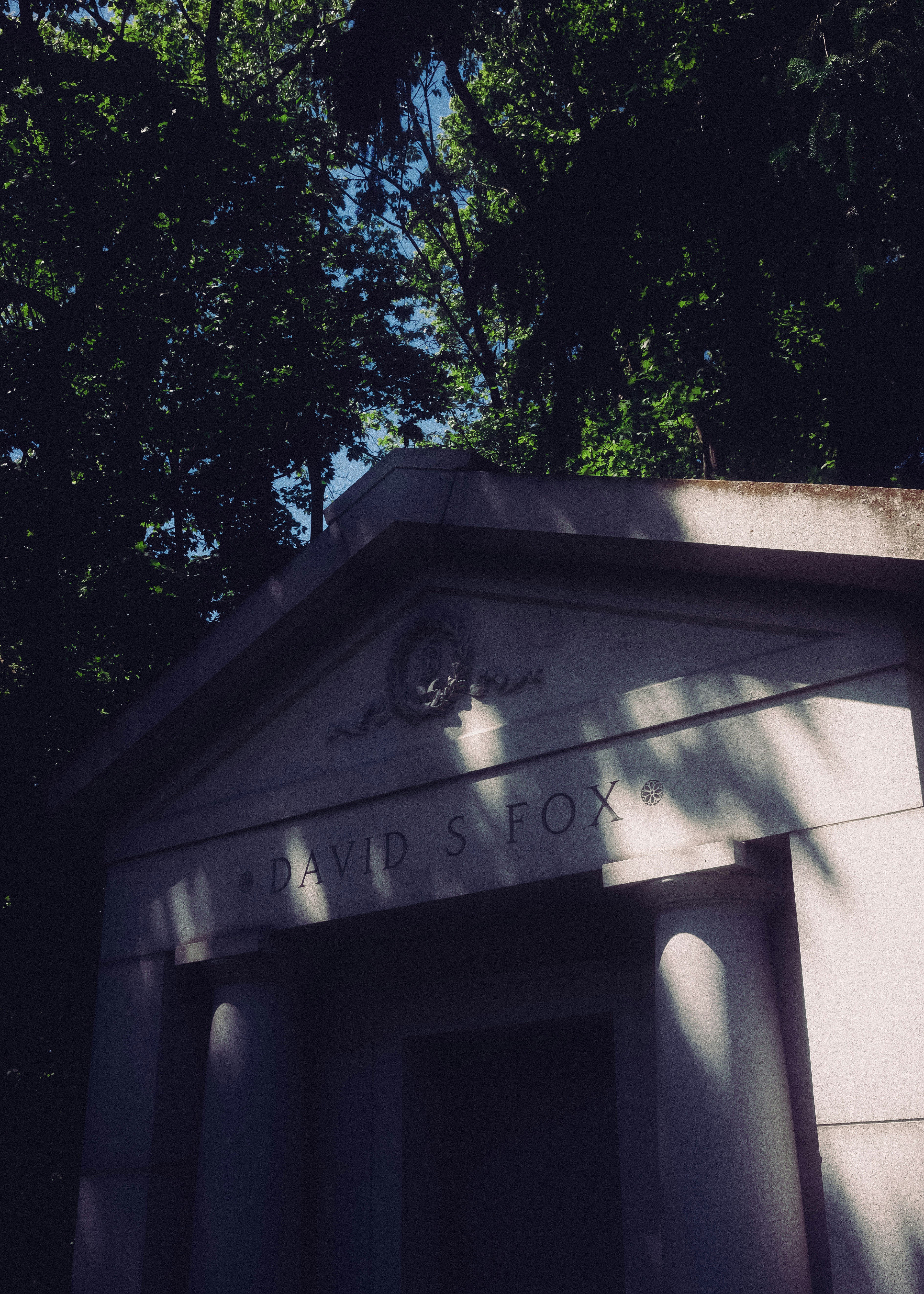 Whispering Mausoleum Above the Dappled Shade