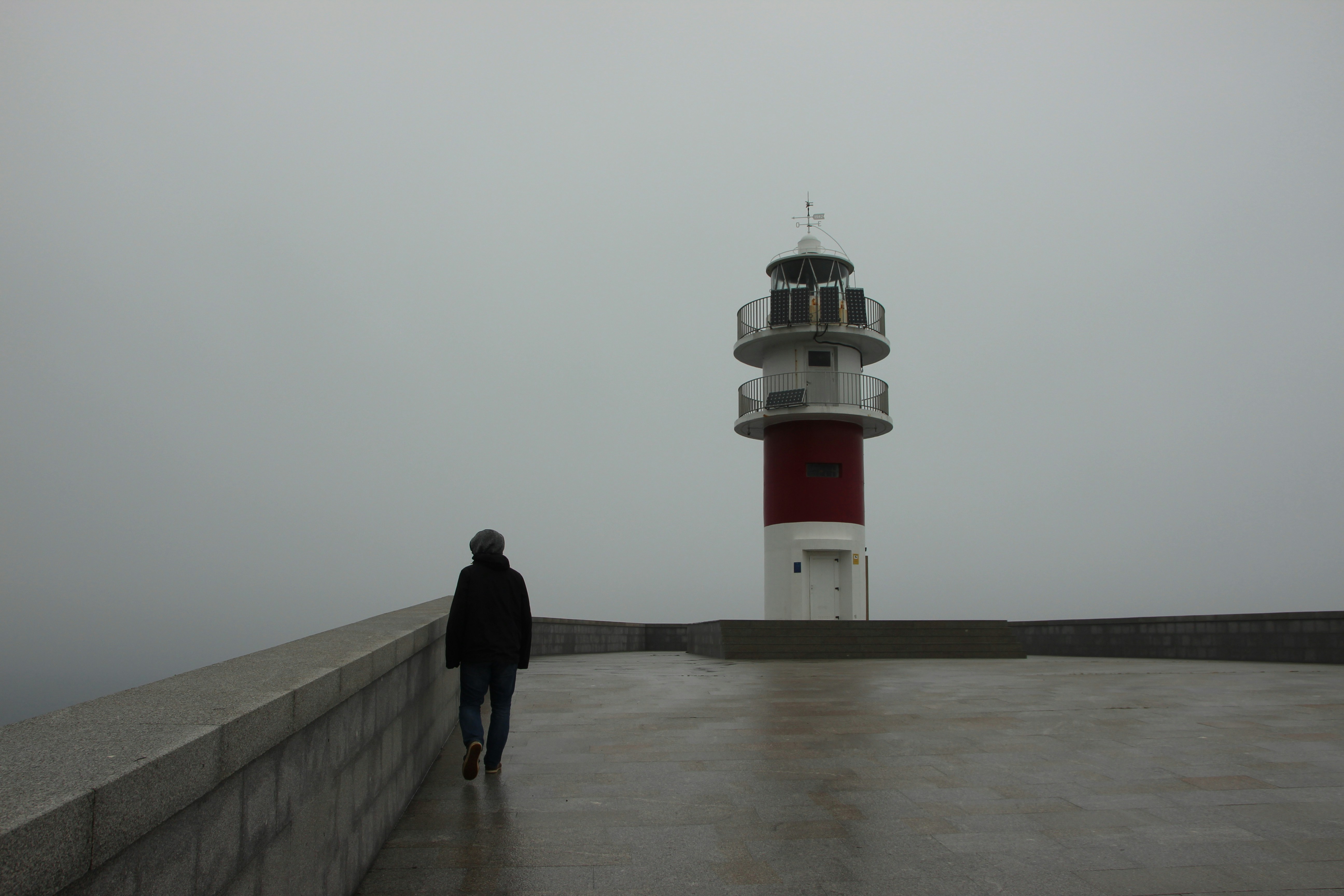 Lone Observer at the Lighthouse Walk