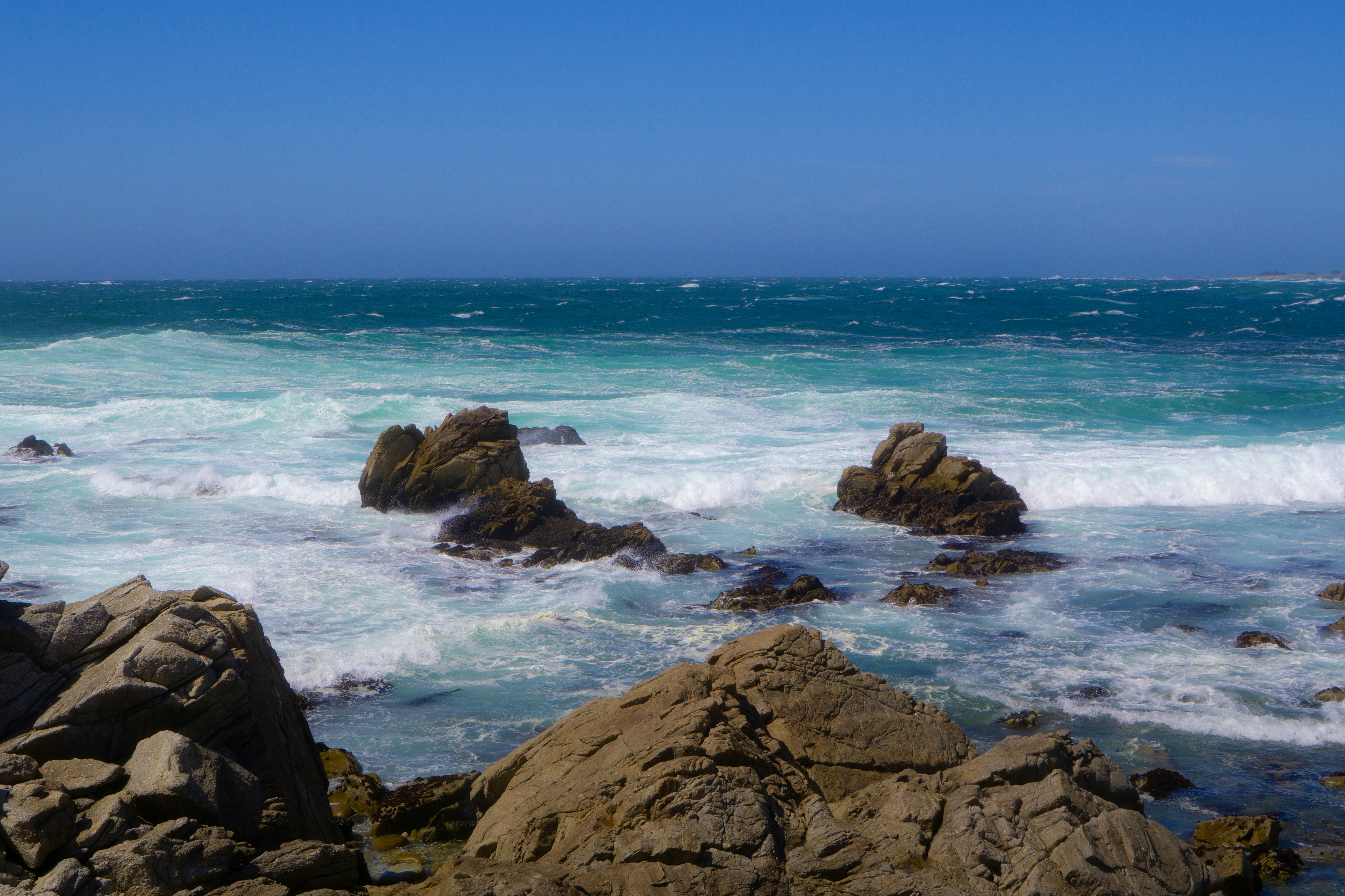 Rugged Coastline Under a Wide Atlantic Sky