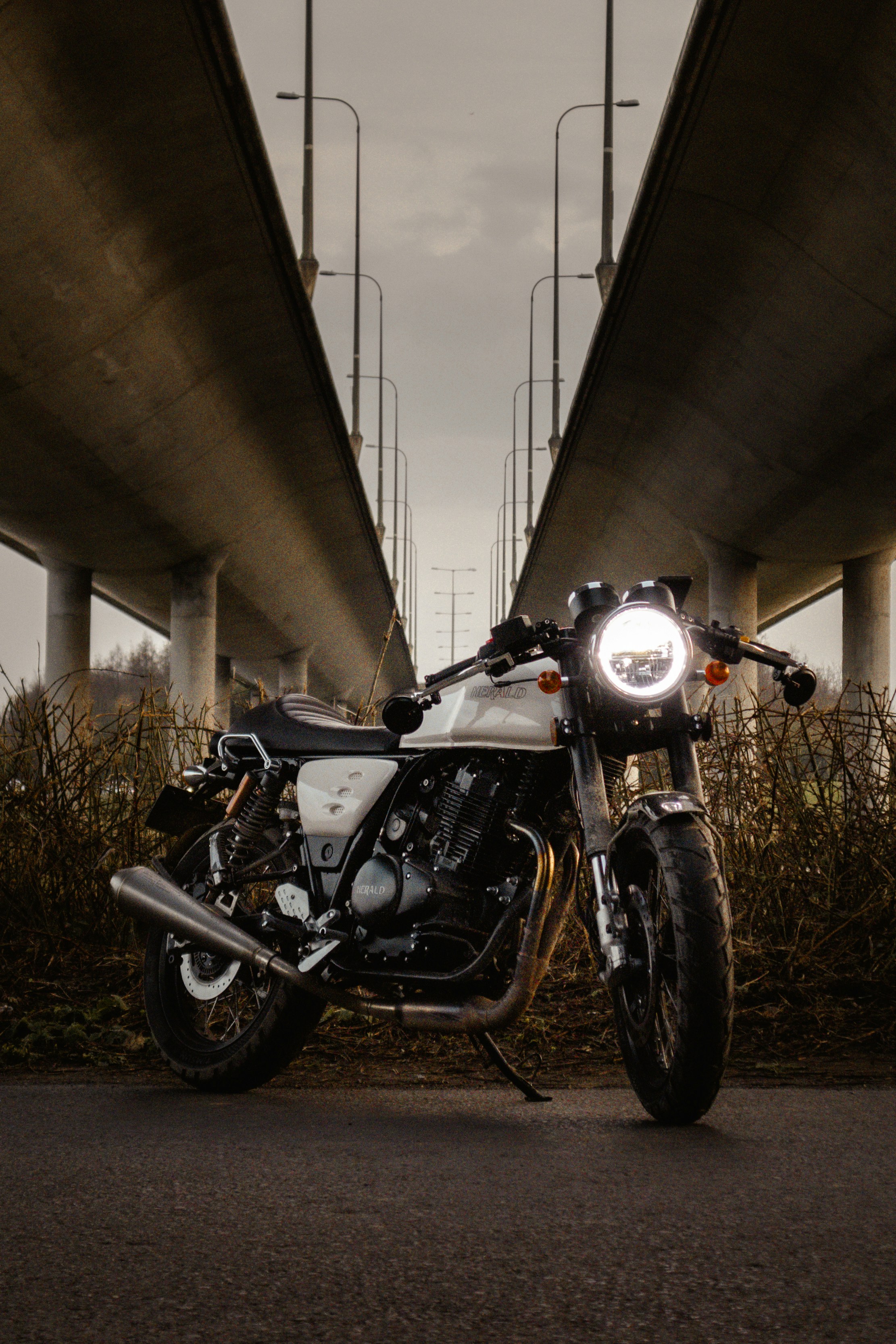 Midnight Thunder: A Street-Ready Classic Under Concrete Skies