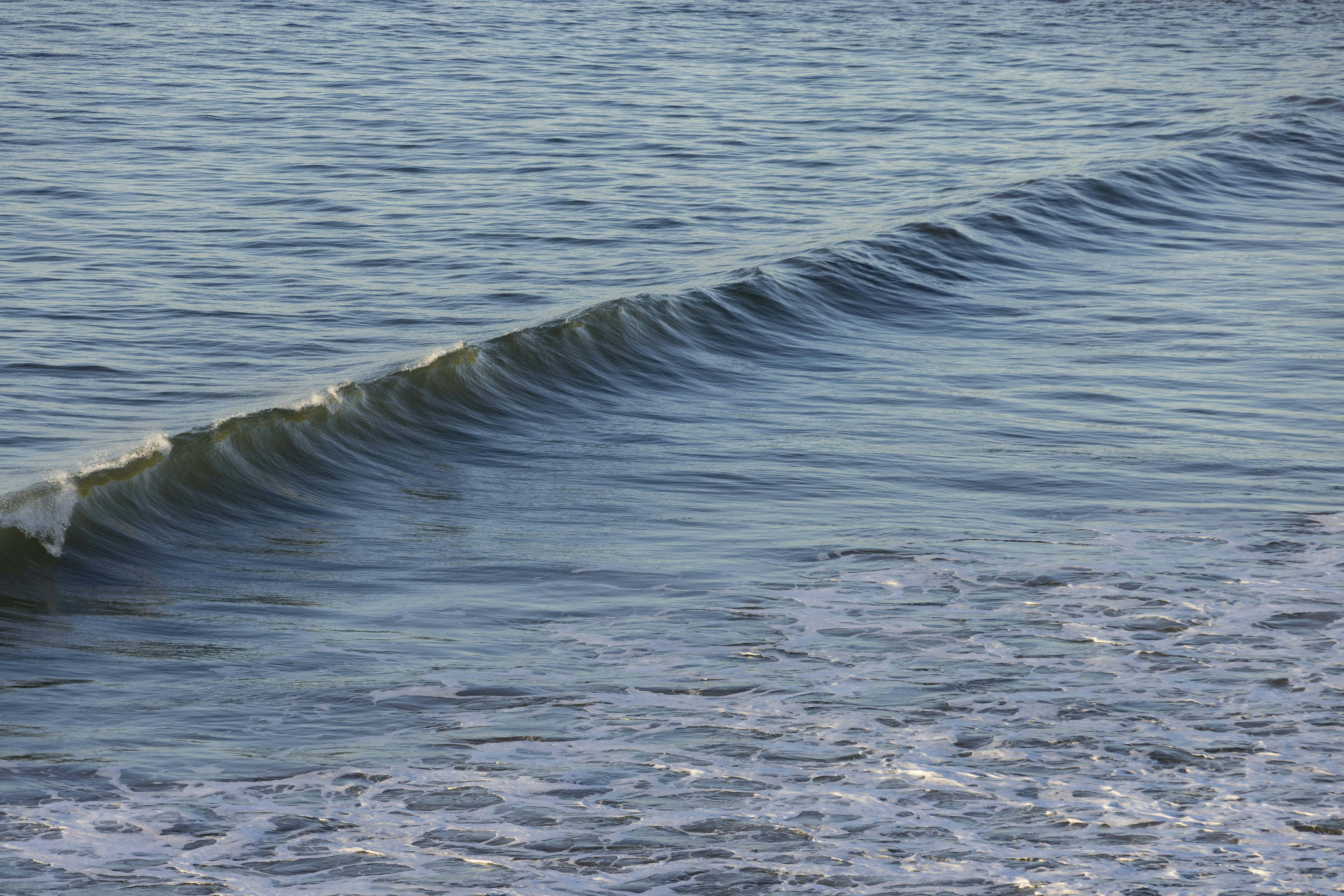 Gentle Crest: A Quiet Moment on Sloping Sea