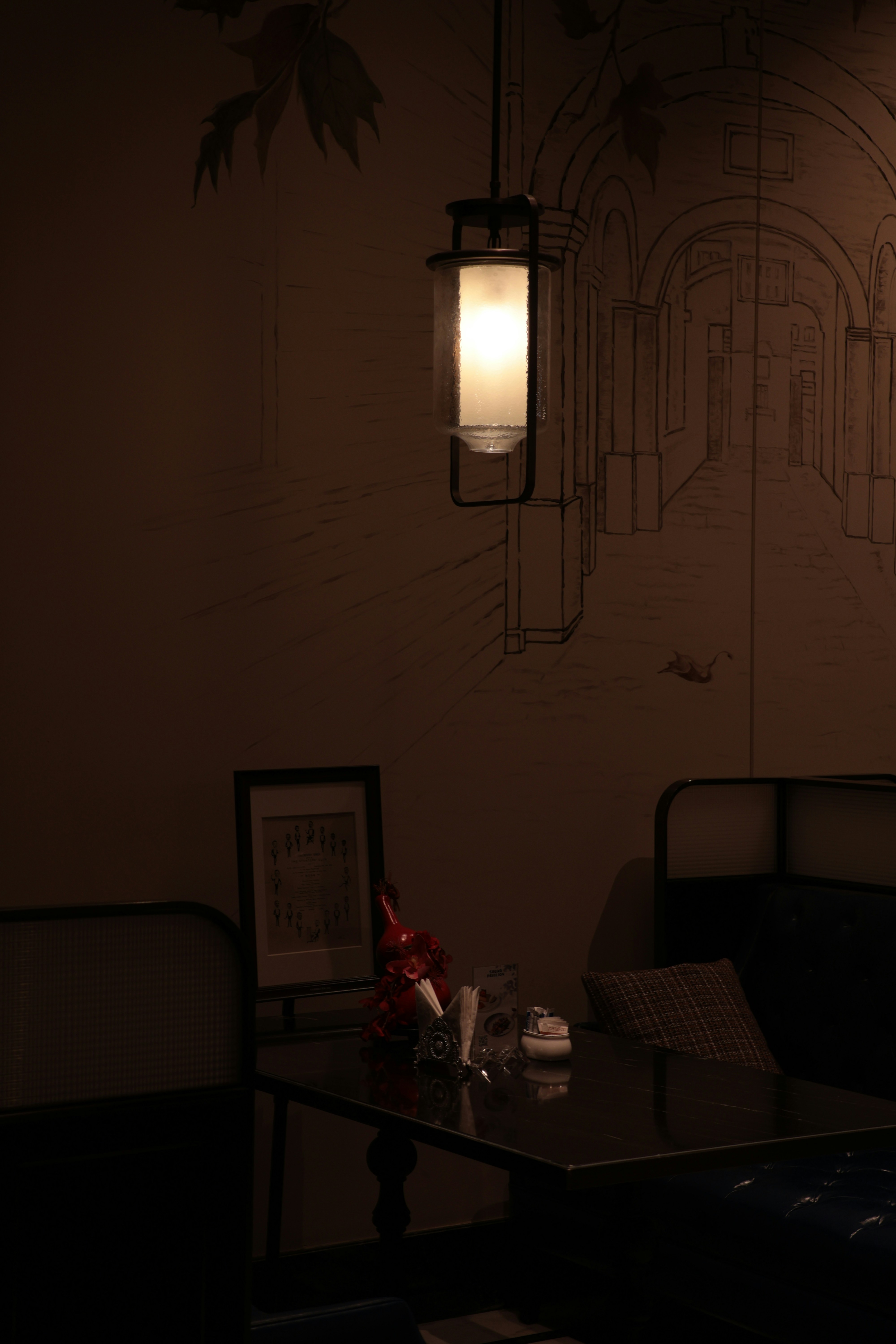 Lantern Glow in a Quiet Corner