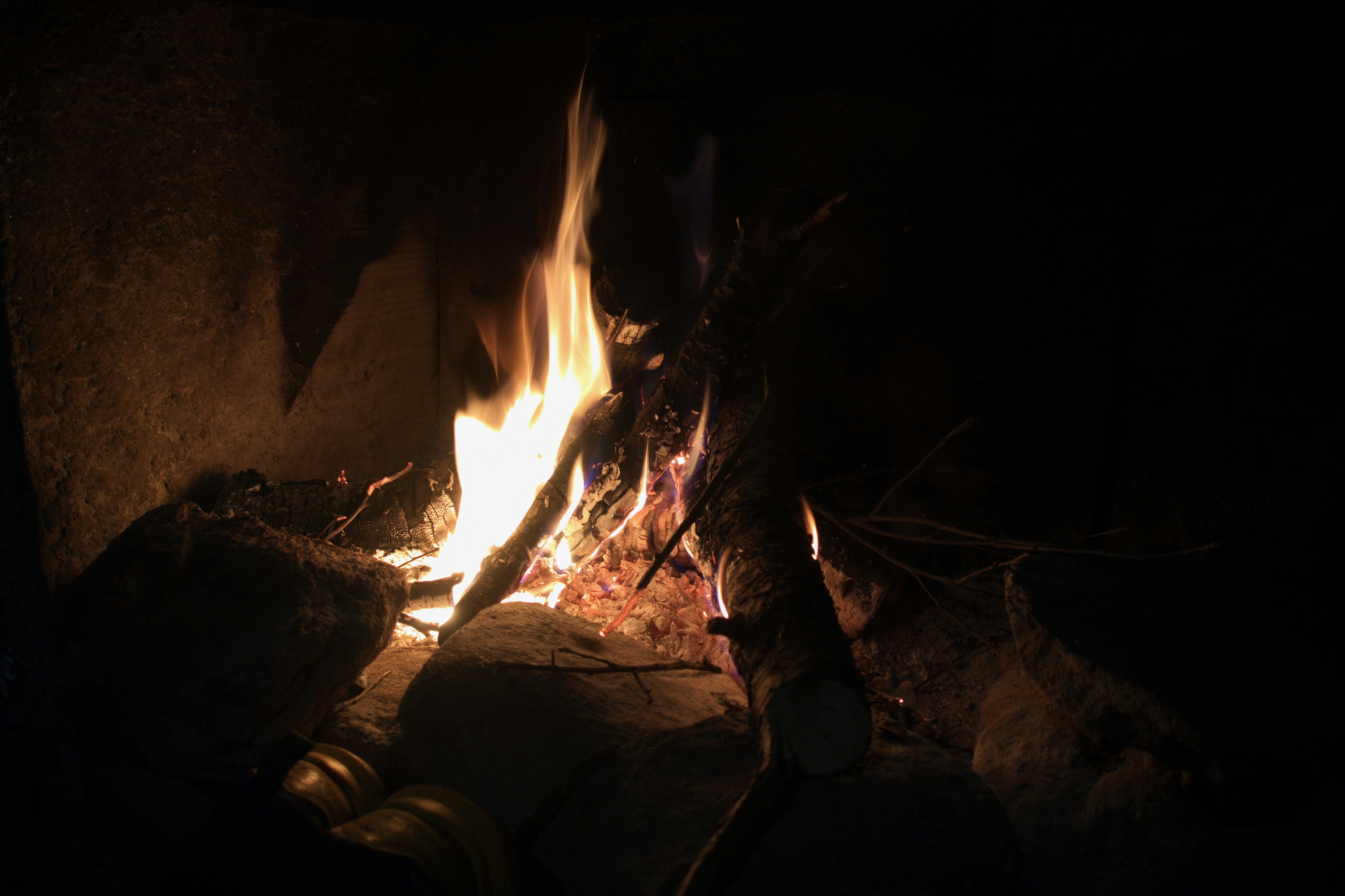 Embers and Echoes: A Quiet Fire in the Dark