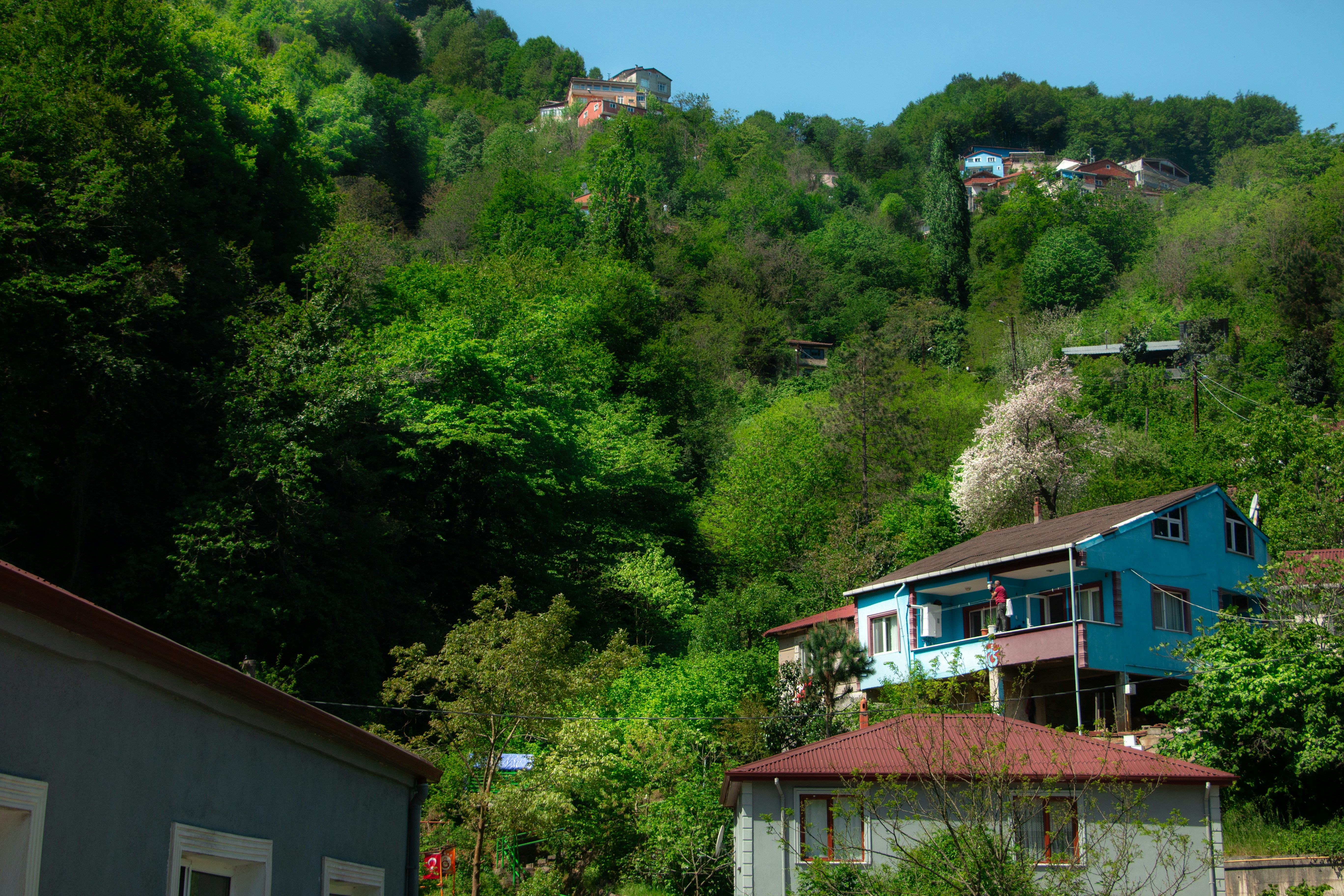 Azure House on the Green Hill