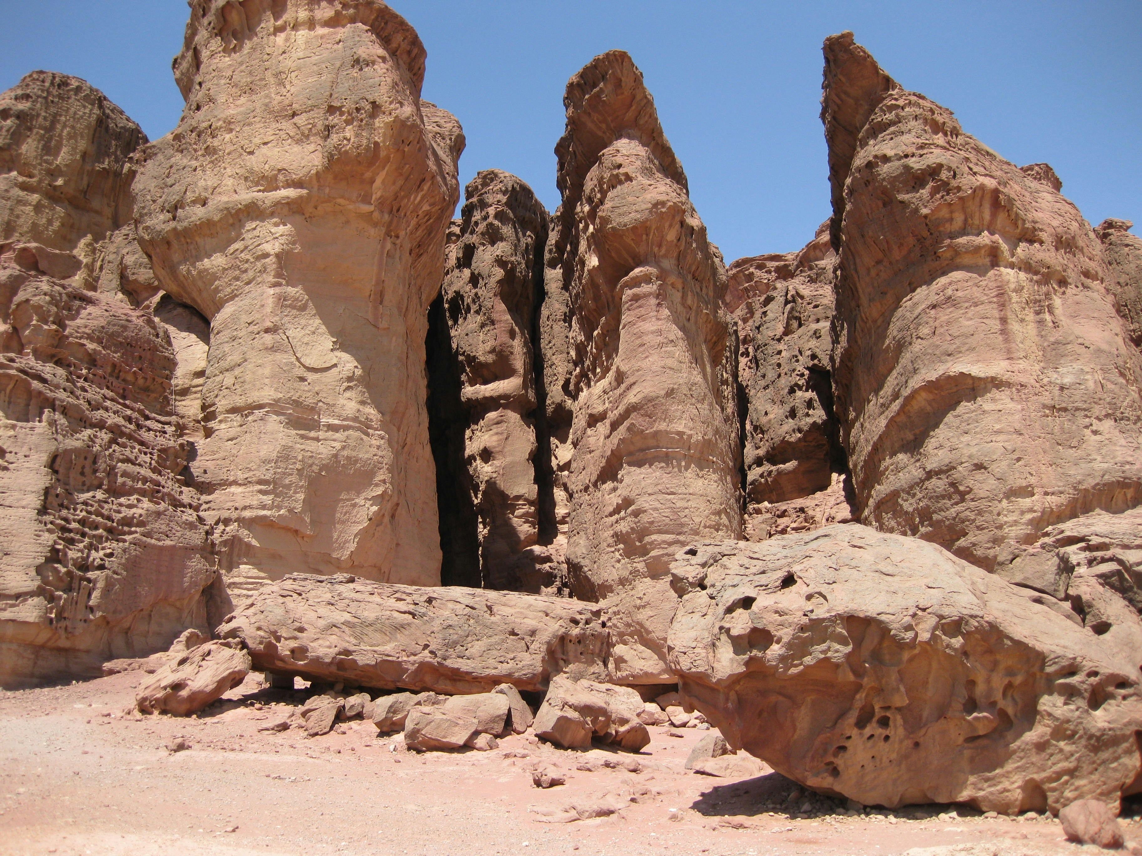 Cathedral of Stone: Eroded Spires Rise from Desert Bed