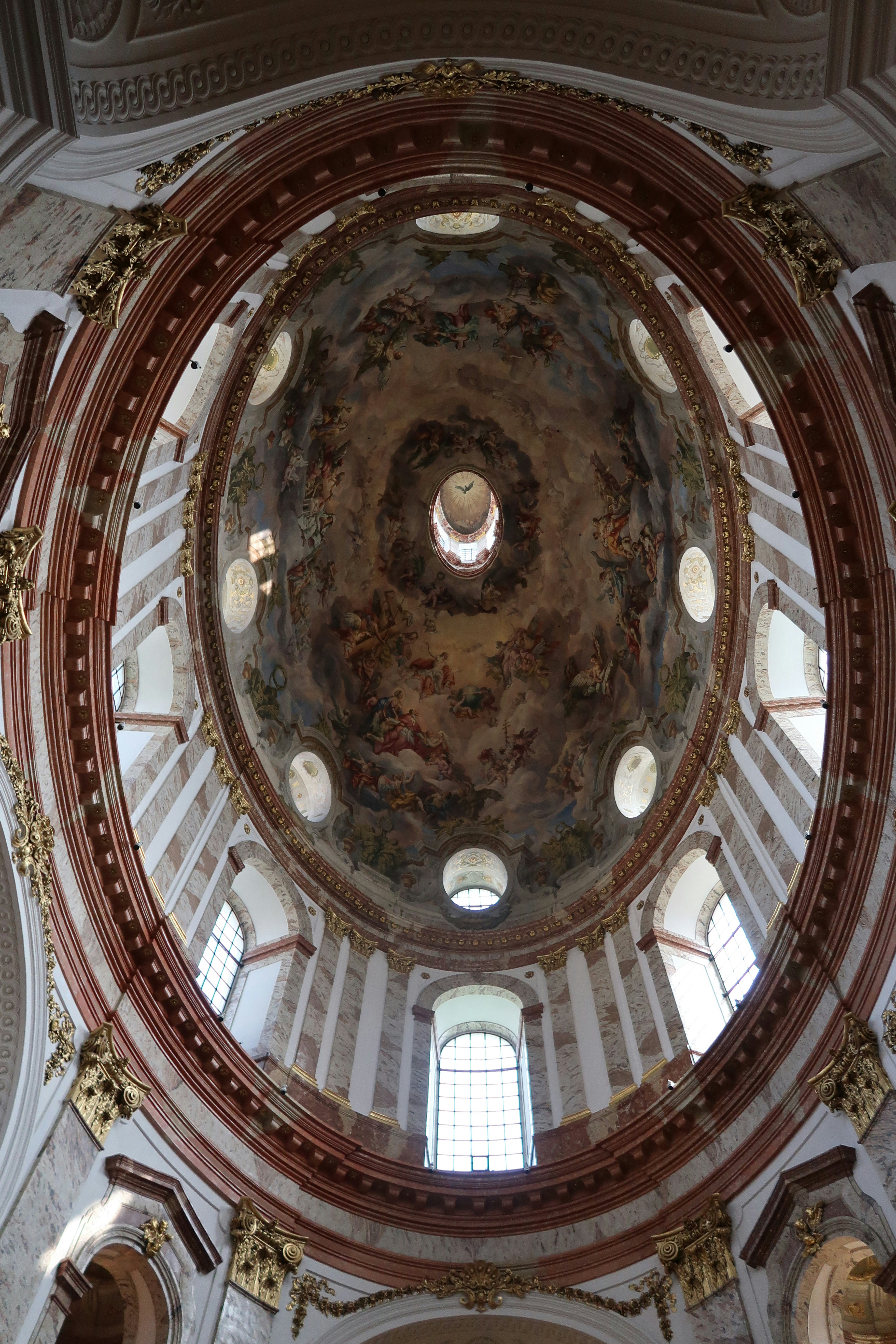 Vaulted Heaven: The Painted Dome of Ornate Baroque Architecture