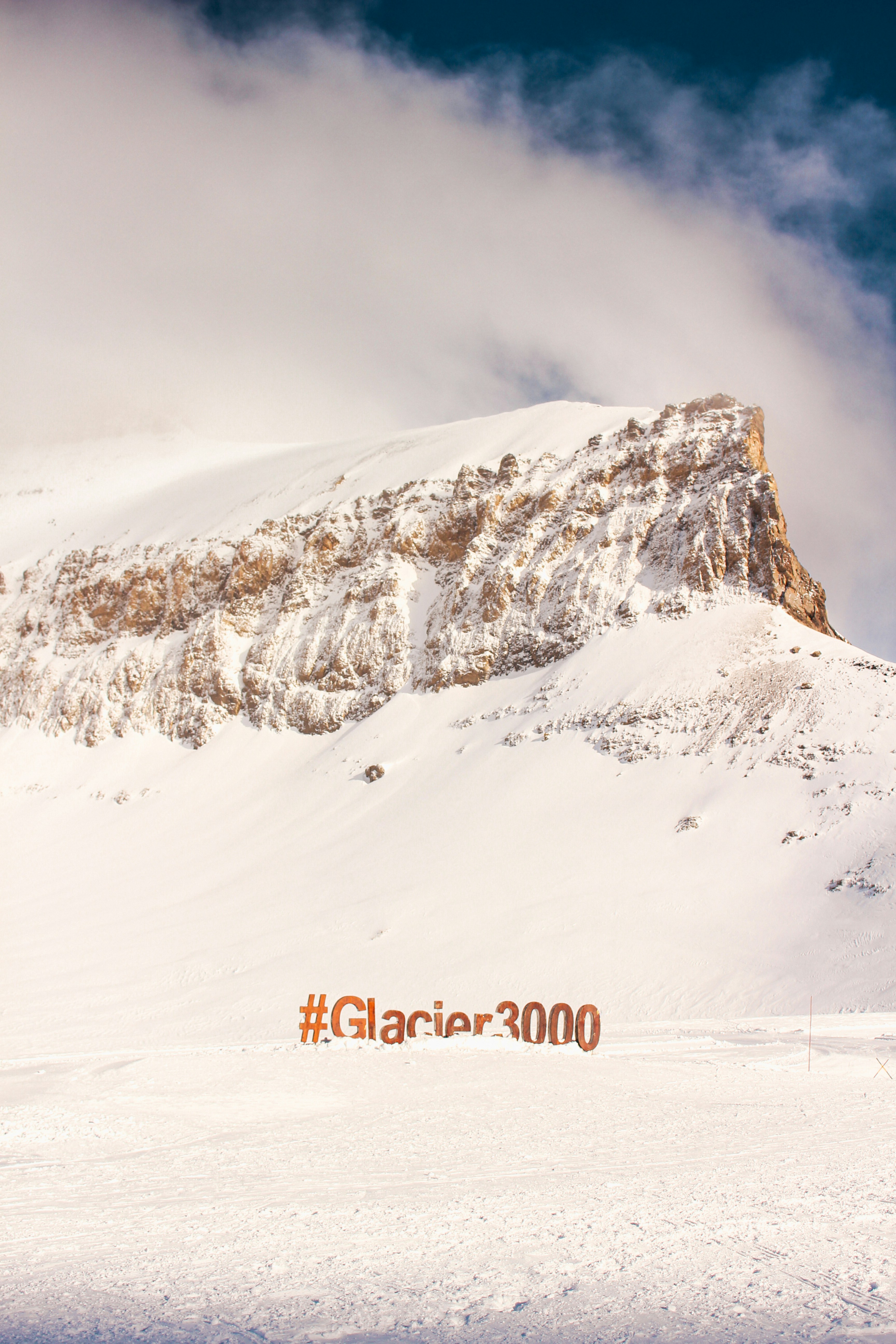 Echoes of the Glacier: A Snow-Crowned Summit Under a Velvet Sky