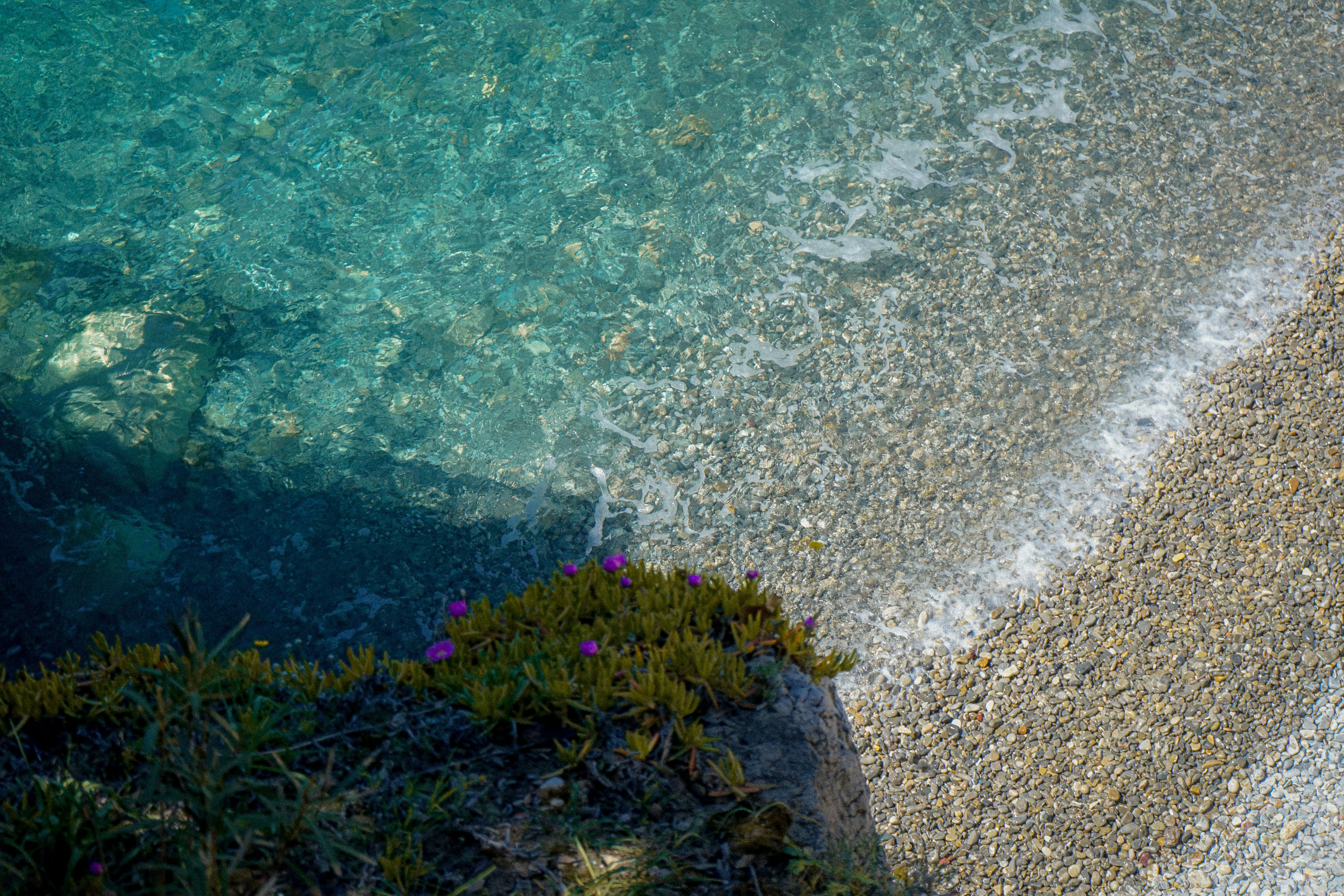 Edge of Sea and Pebbles: A Quiet Coastal Moment
