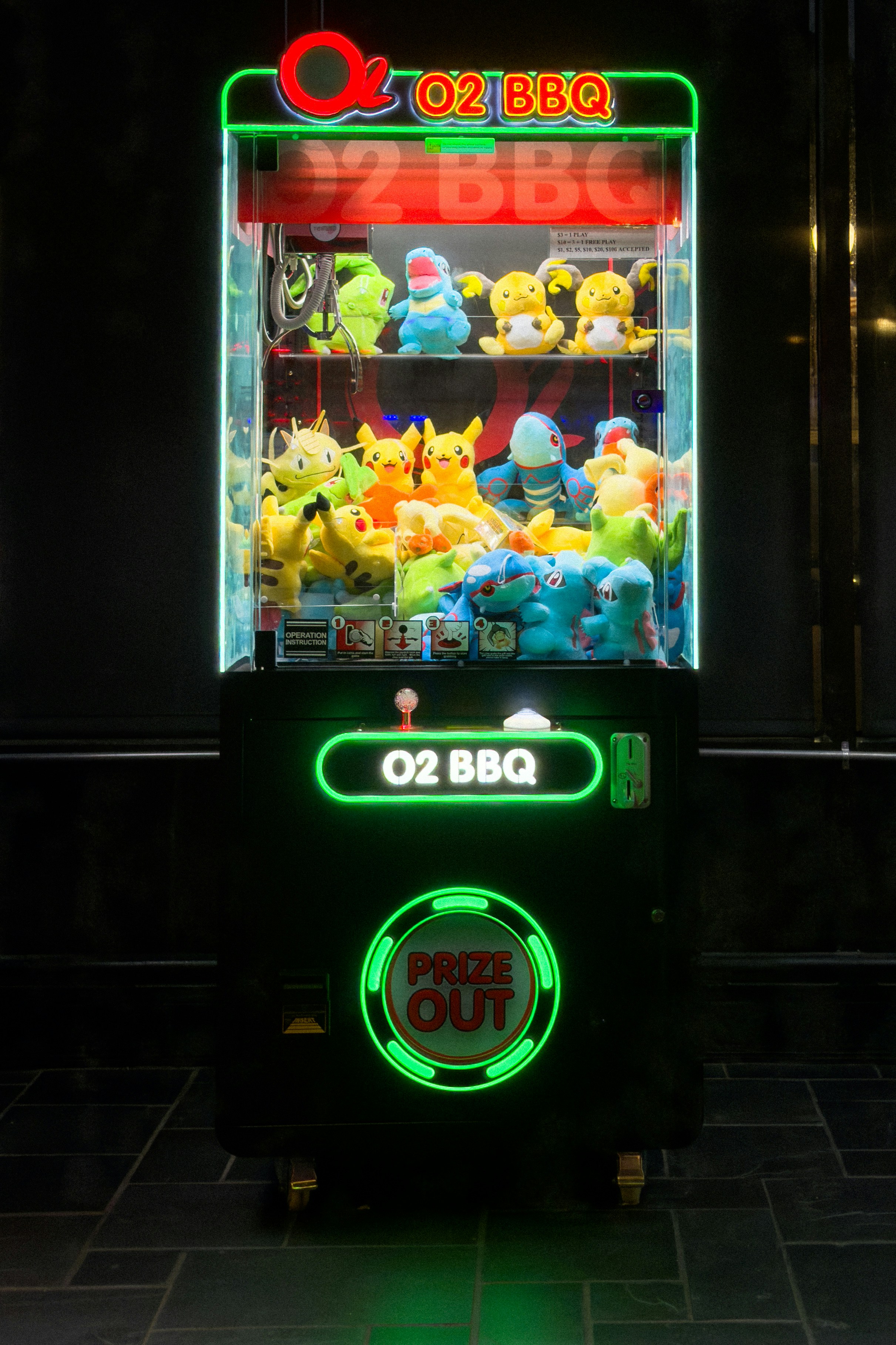 Neon Plush Prize Vault
