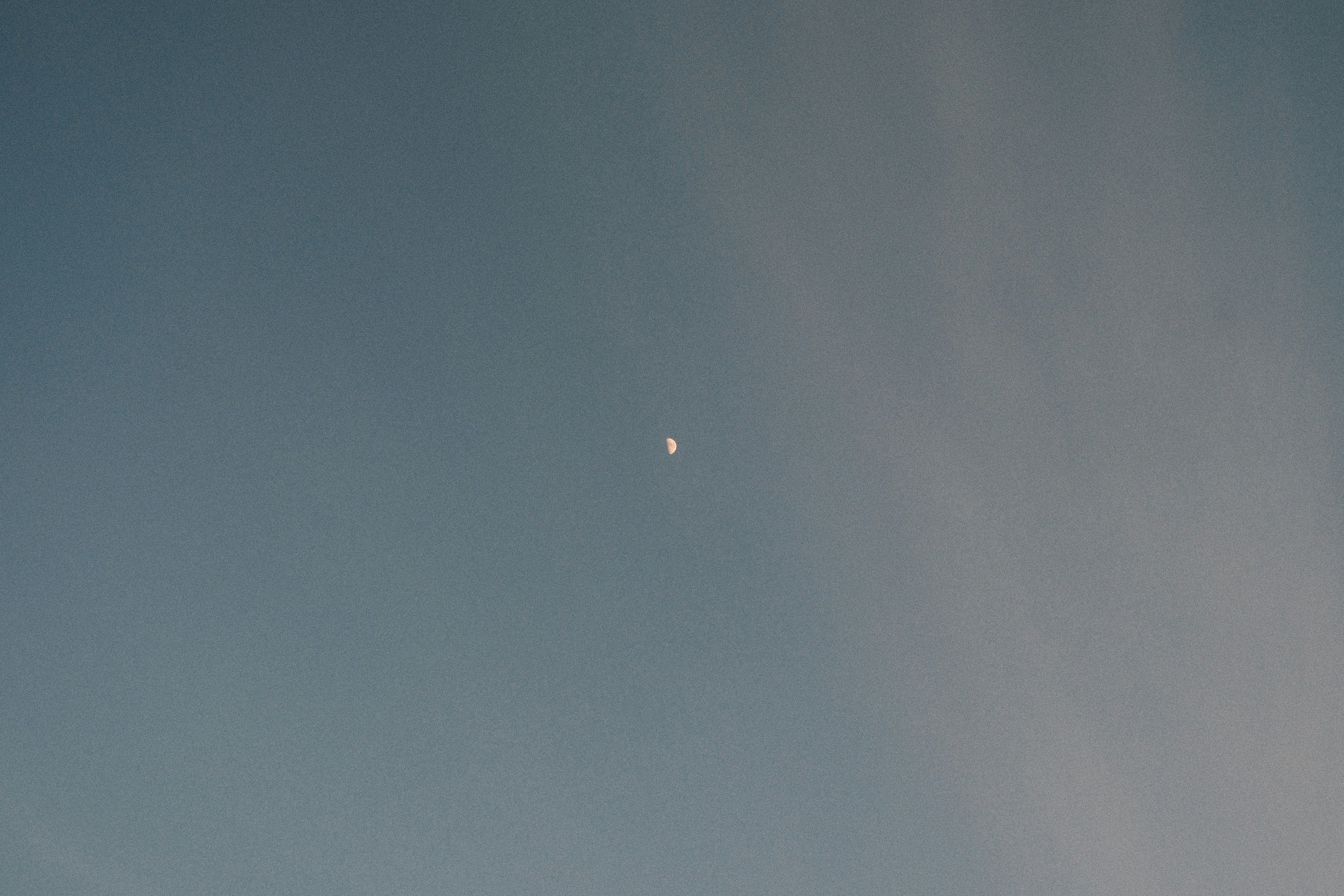 Isolated Crescent in Open Sky