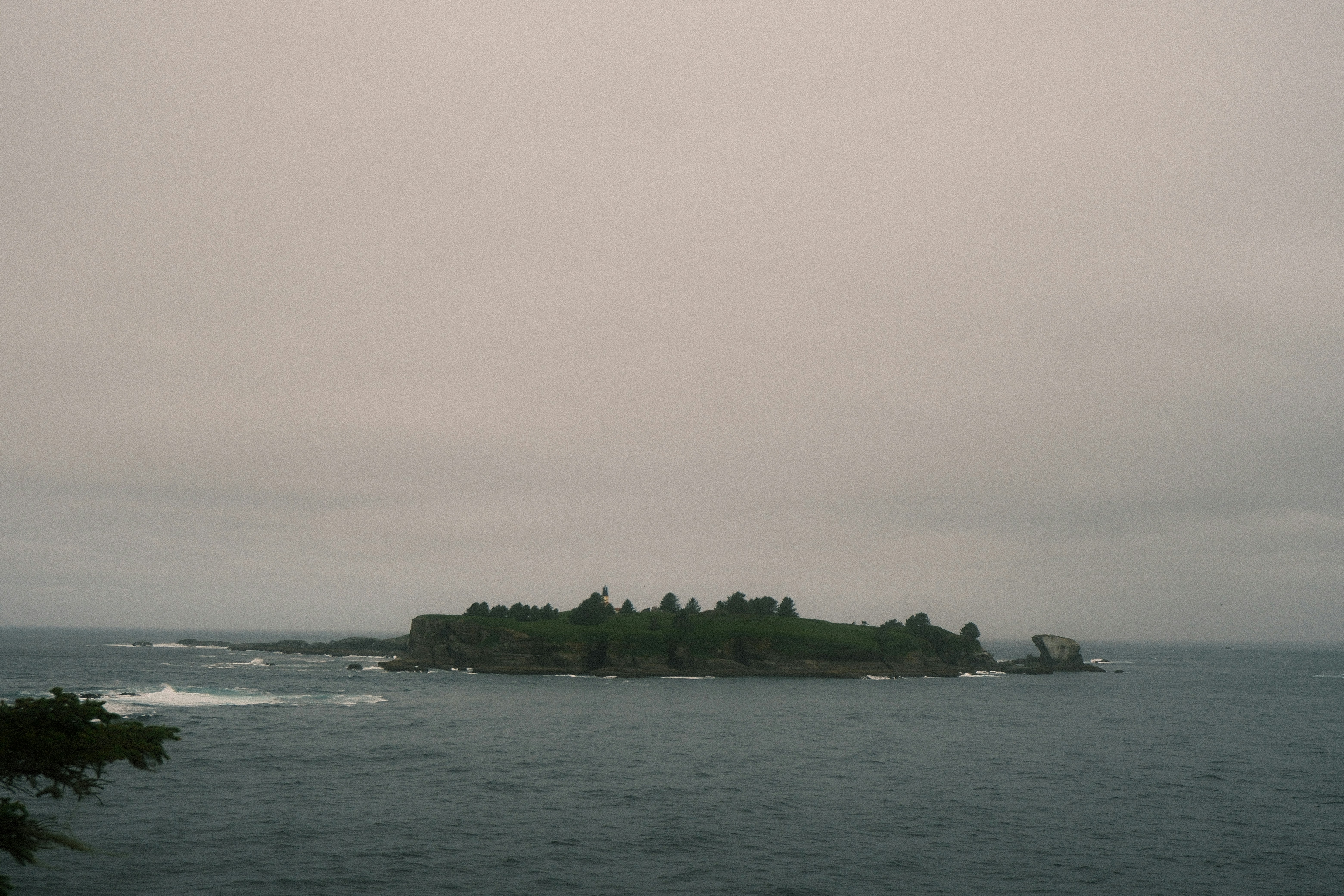 Island Outpost at Sea: A Quiet Horizon