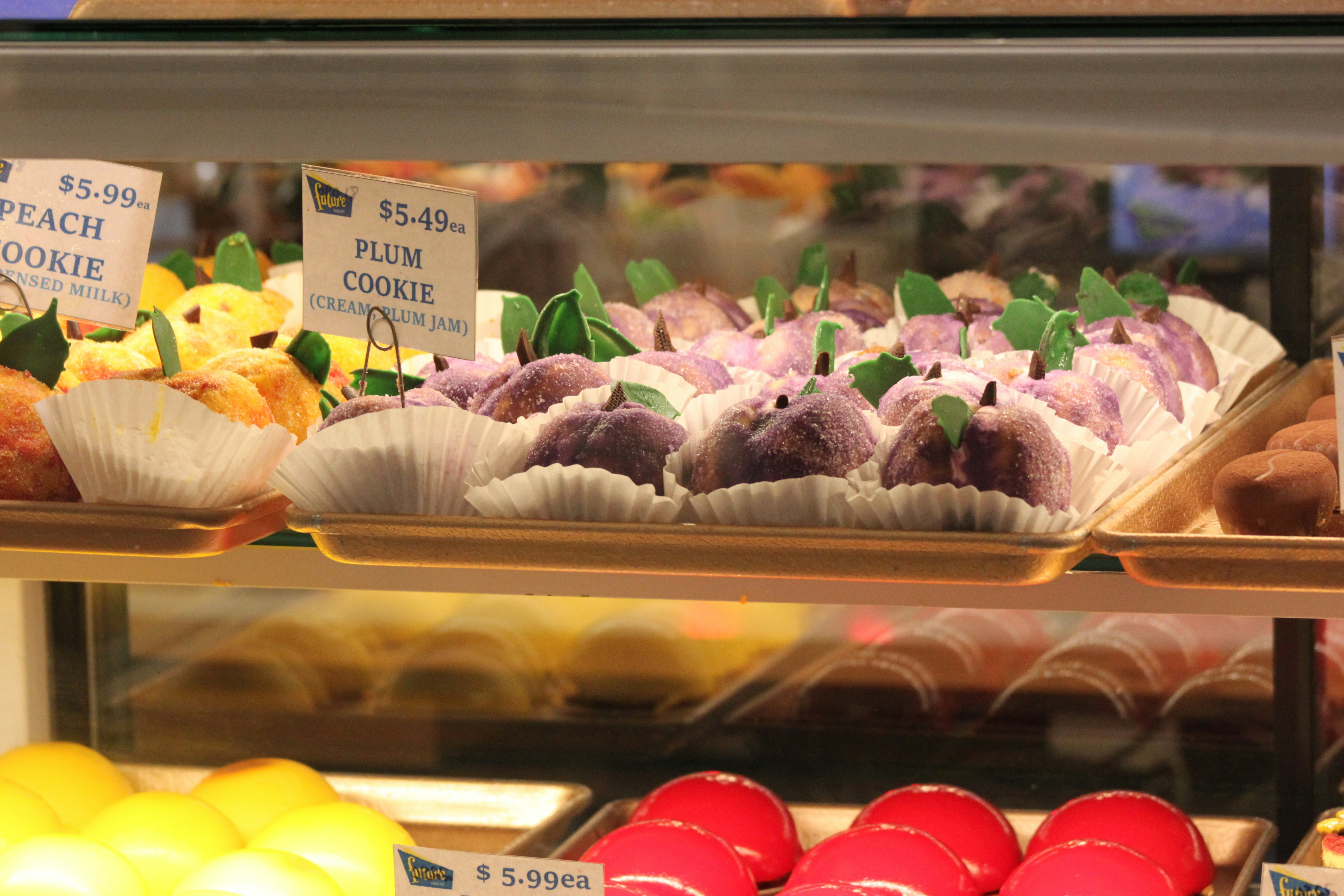 Sugared Delights in a Bakery Display