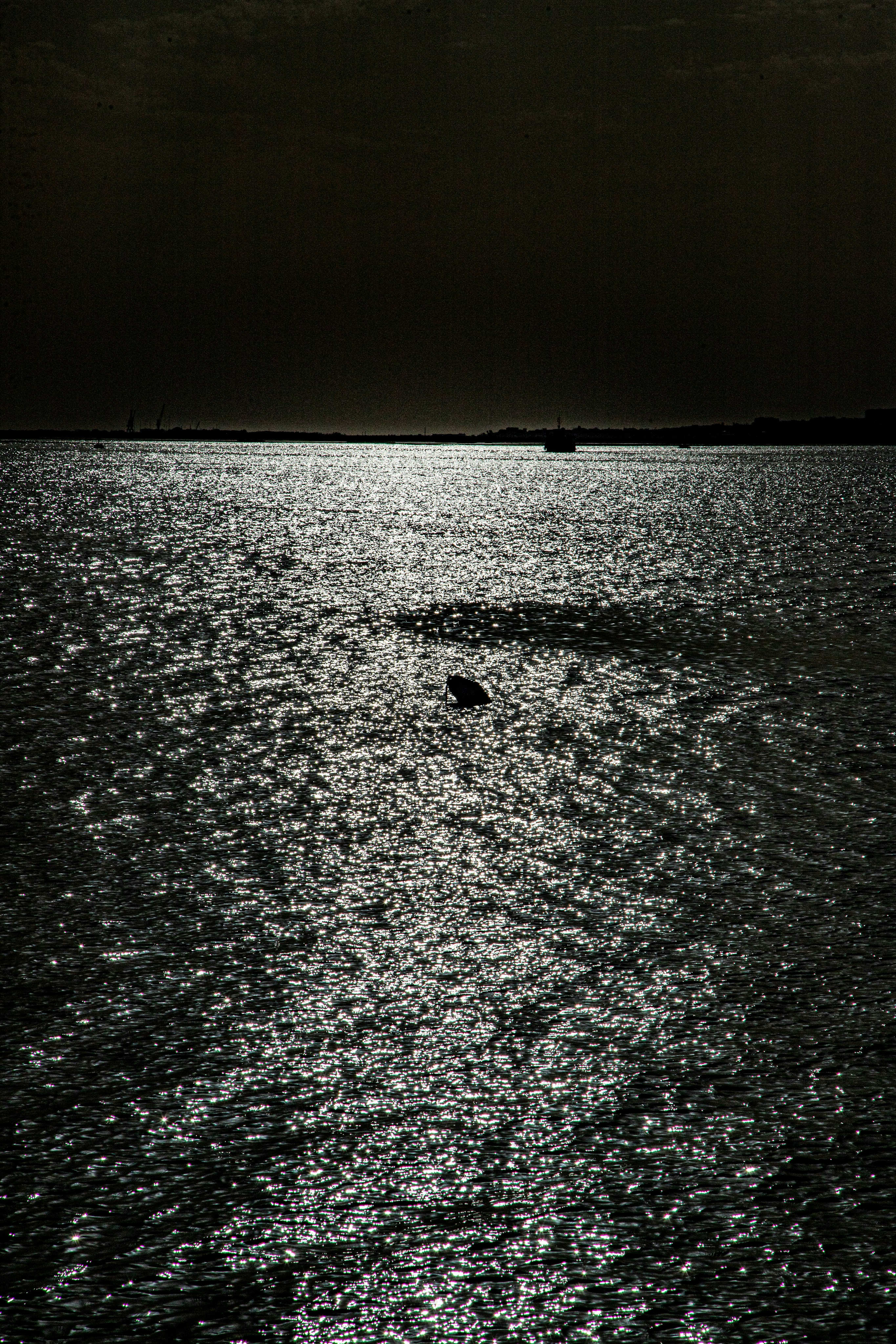 Dusk Gleam on a Quiet Harborside