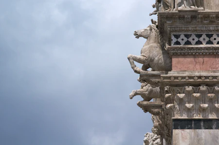 Carved Sentinel: A Corner of Stone and Sky