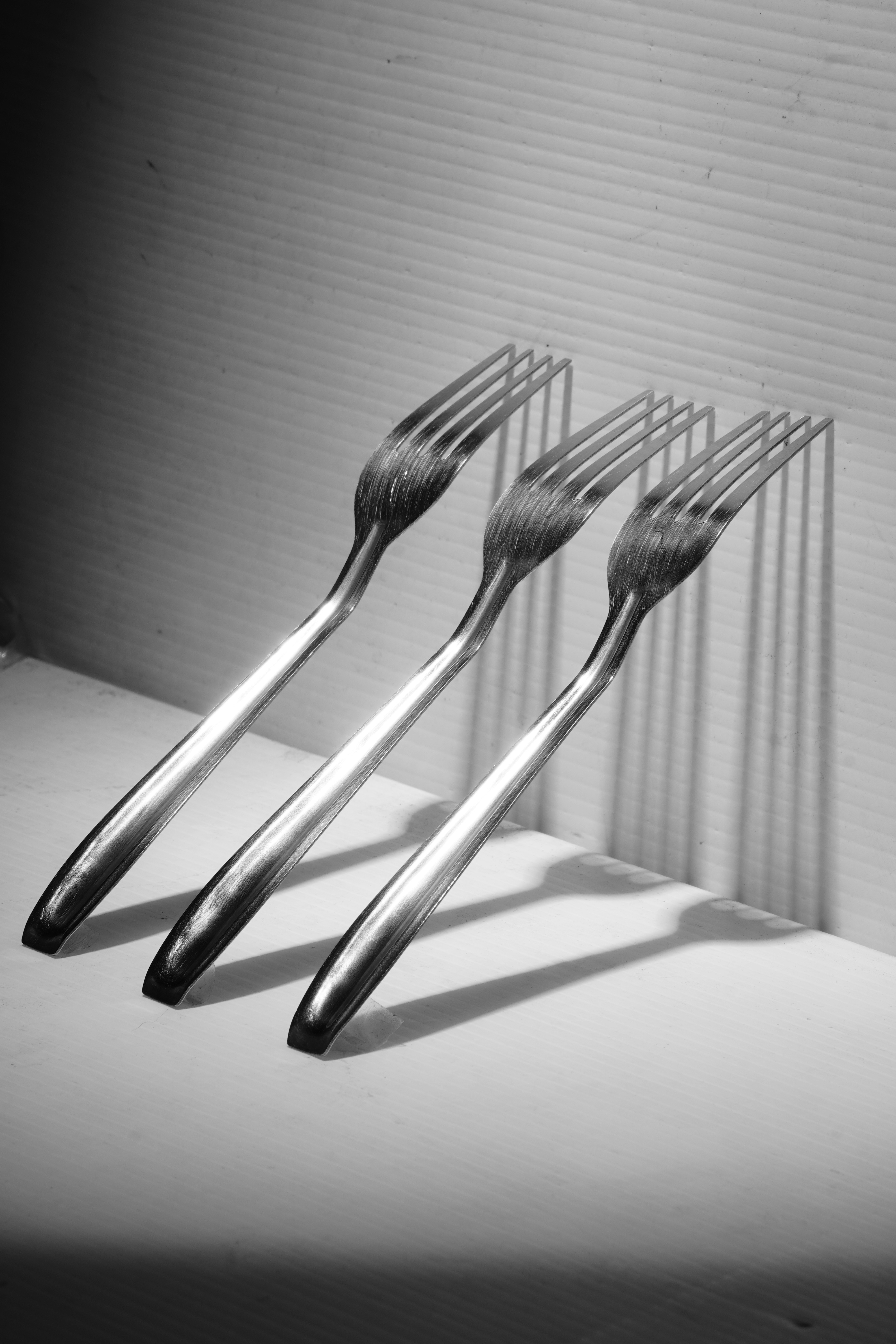 Shadowed Quartet: Four Forks in Quiet Spotlight