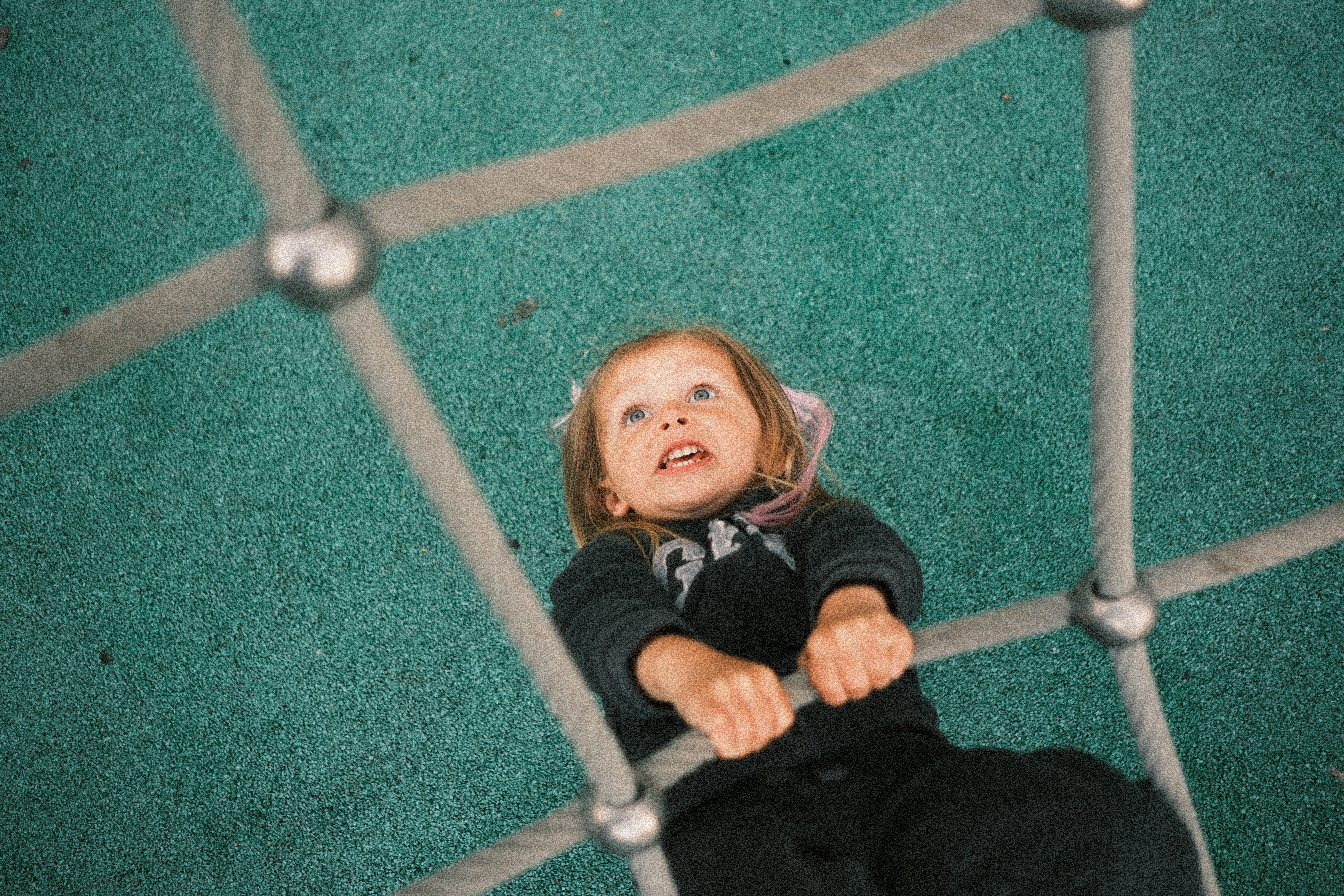 Grin at the Bottom of the Net: A Small Adventurer on the Playground Net