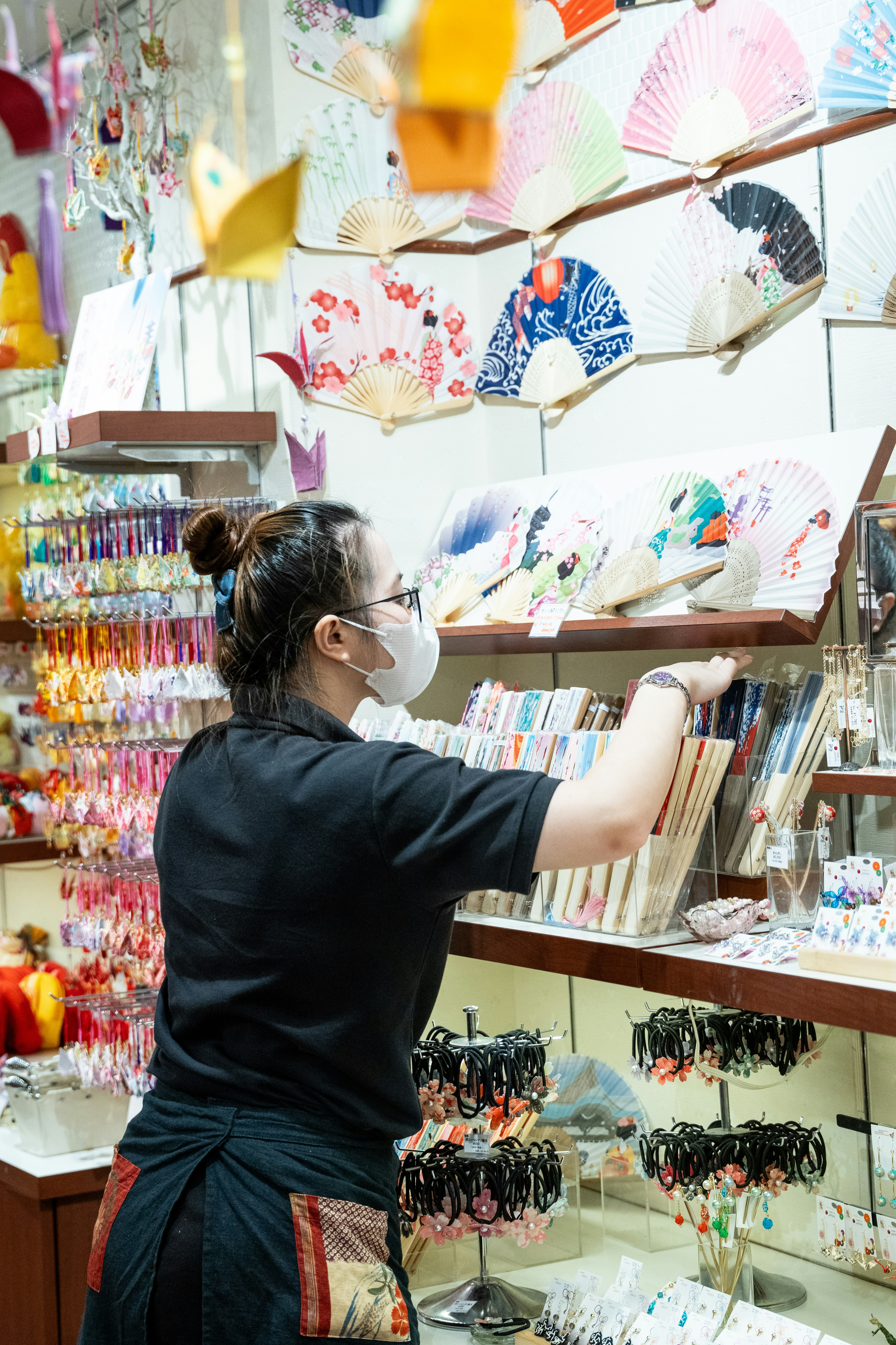 Mask and Market of Color: Craft Store Portrait