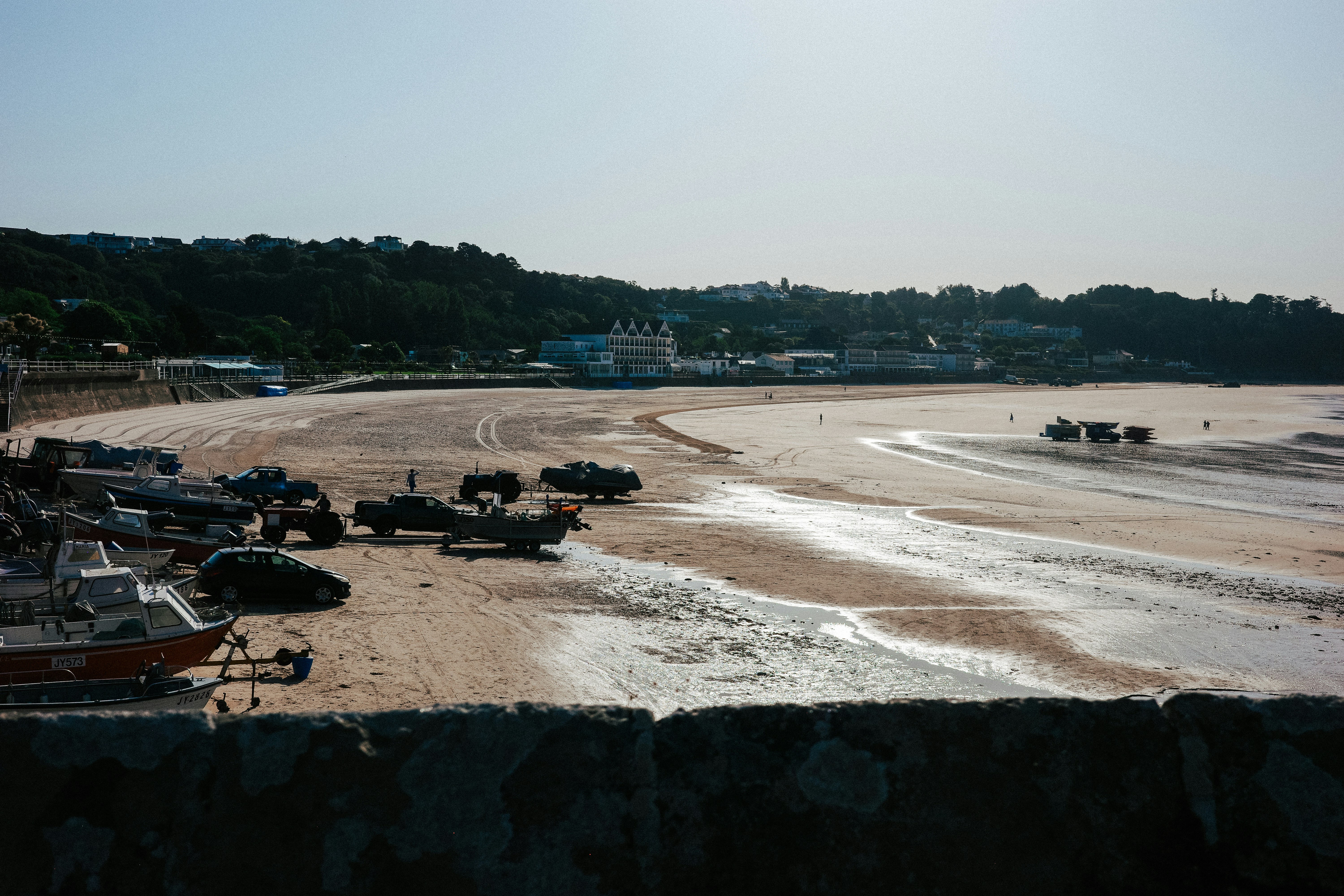 Harbor Silk: Boats Resting on a Mud-Tide Shore