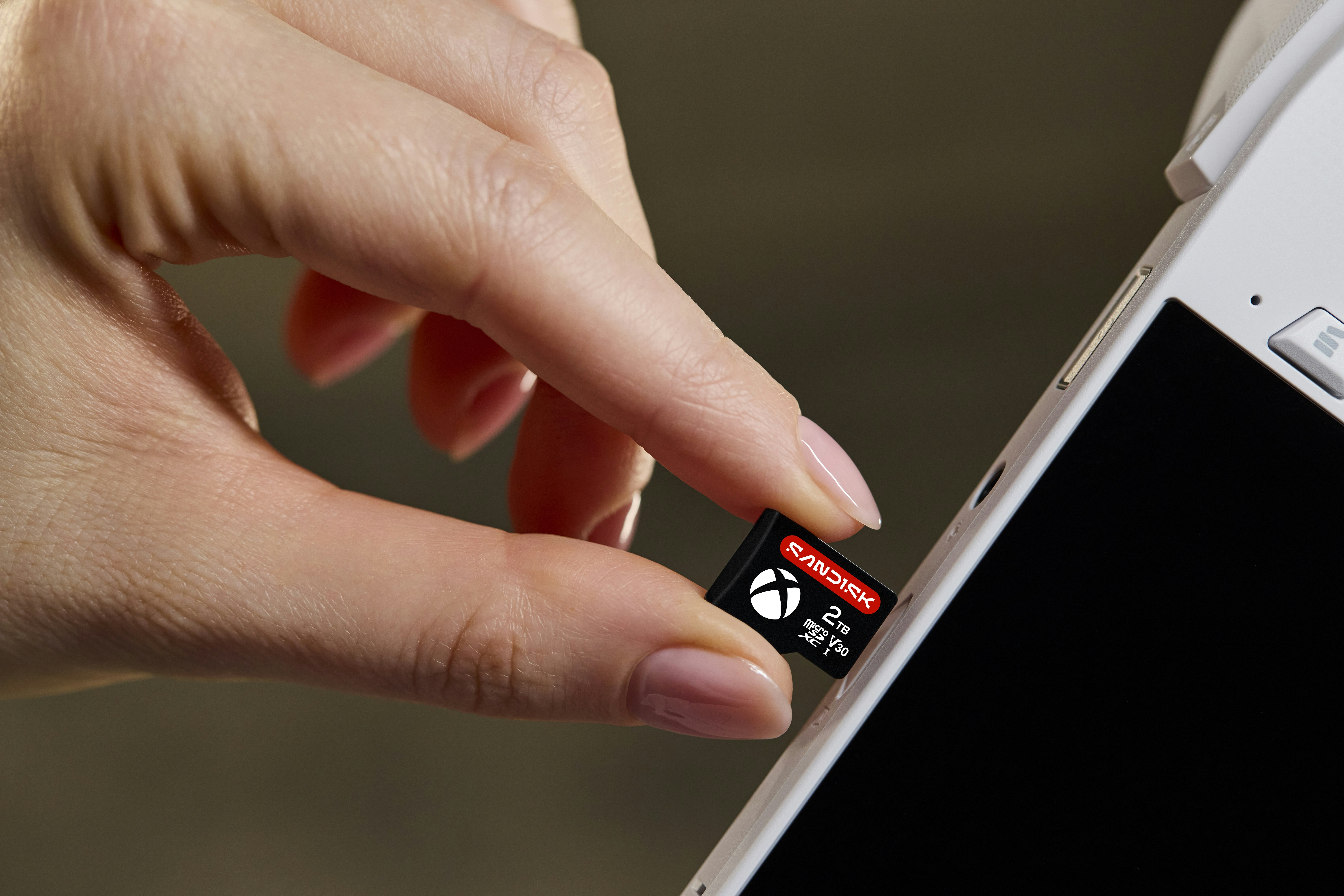 Tiny memory, big moment: The microSD card slides into focus