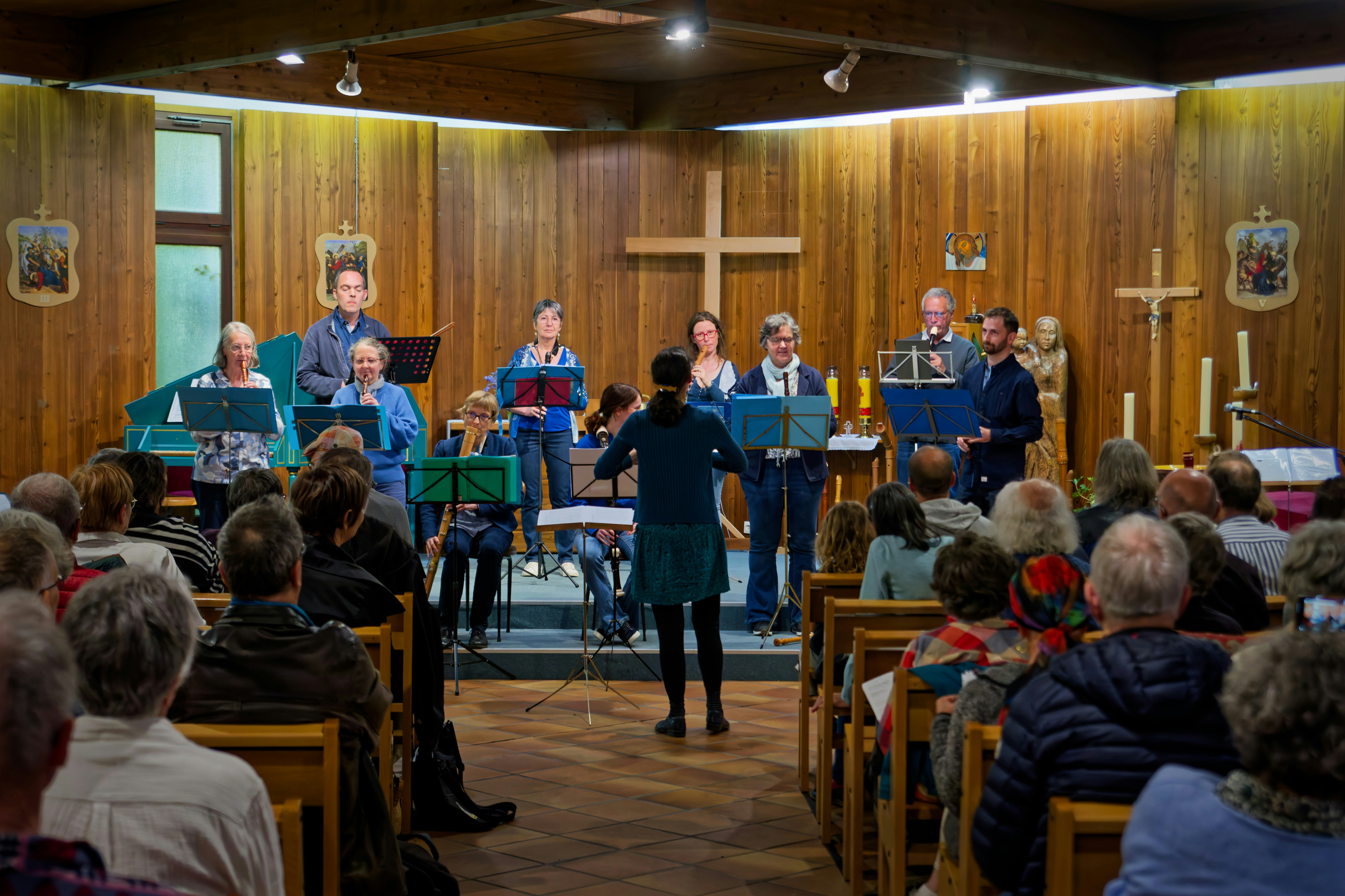 Hymns in the Hall: A Choir Ensemble Under the Cross