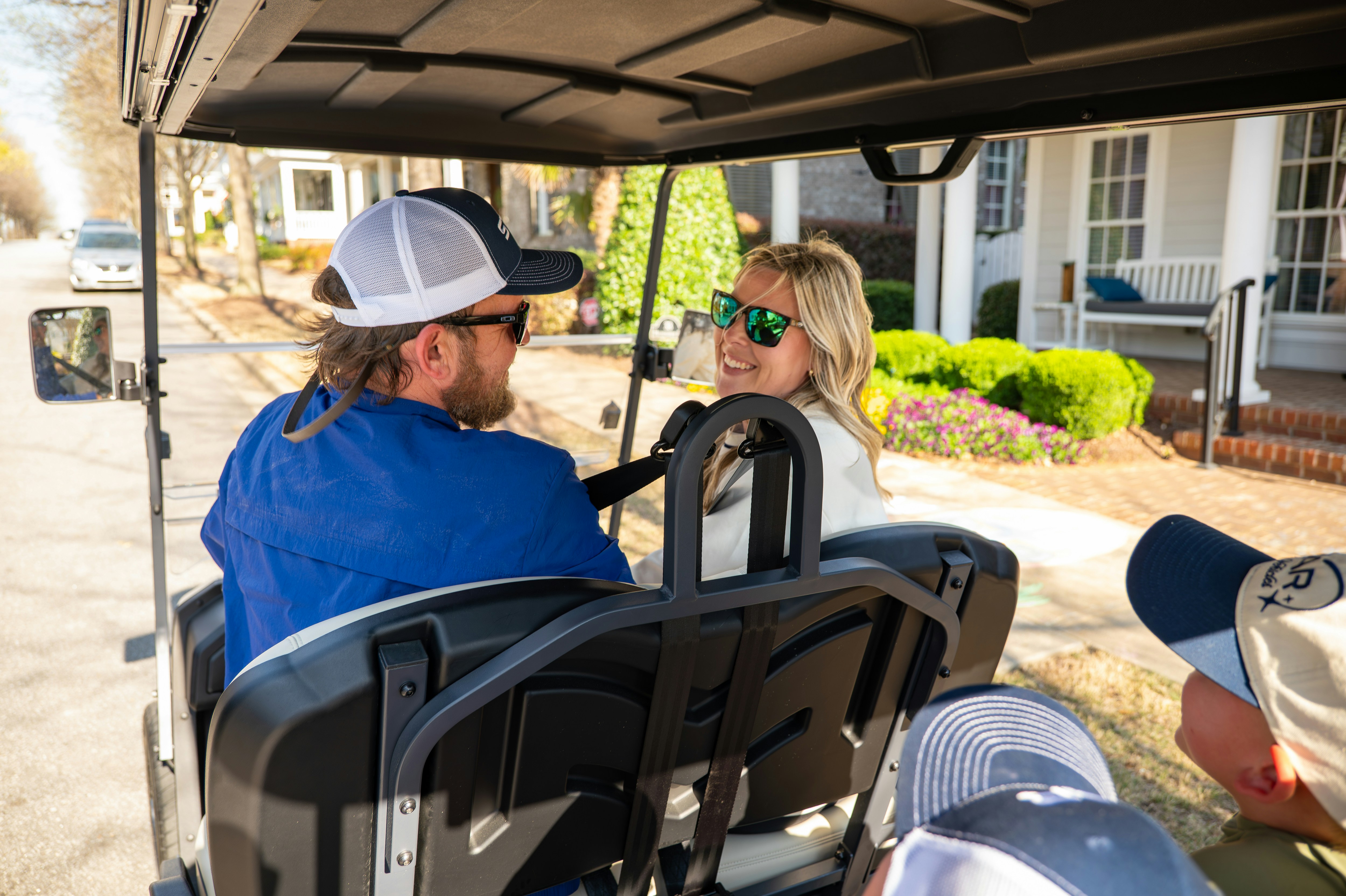 Conversations in the Back of a Golf Cart