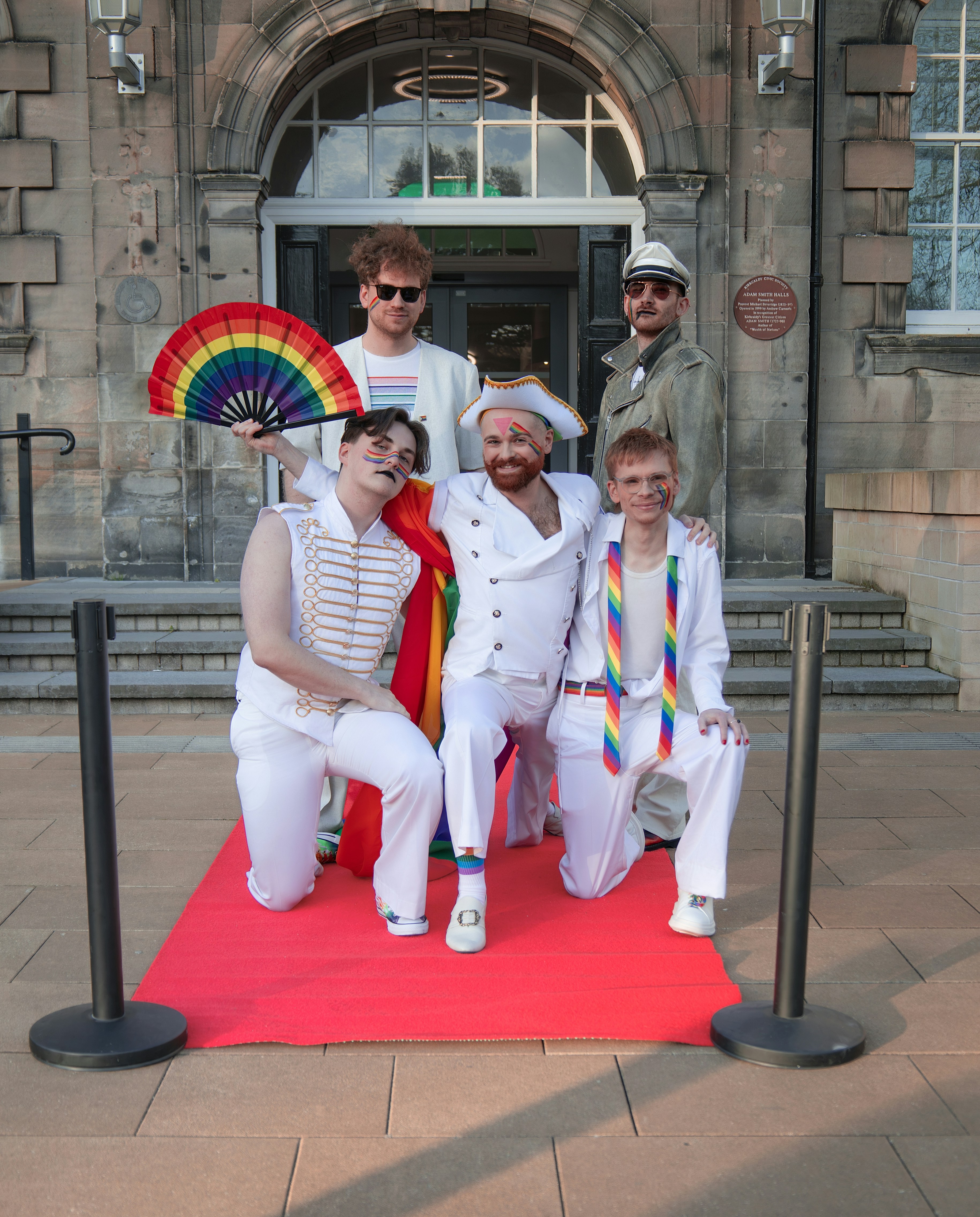 Rainbow Ensemble on Red Carpet