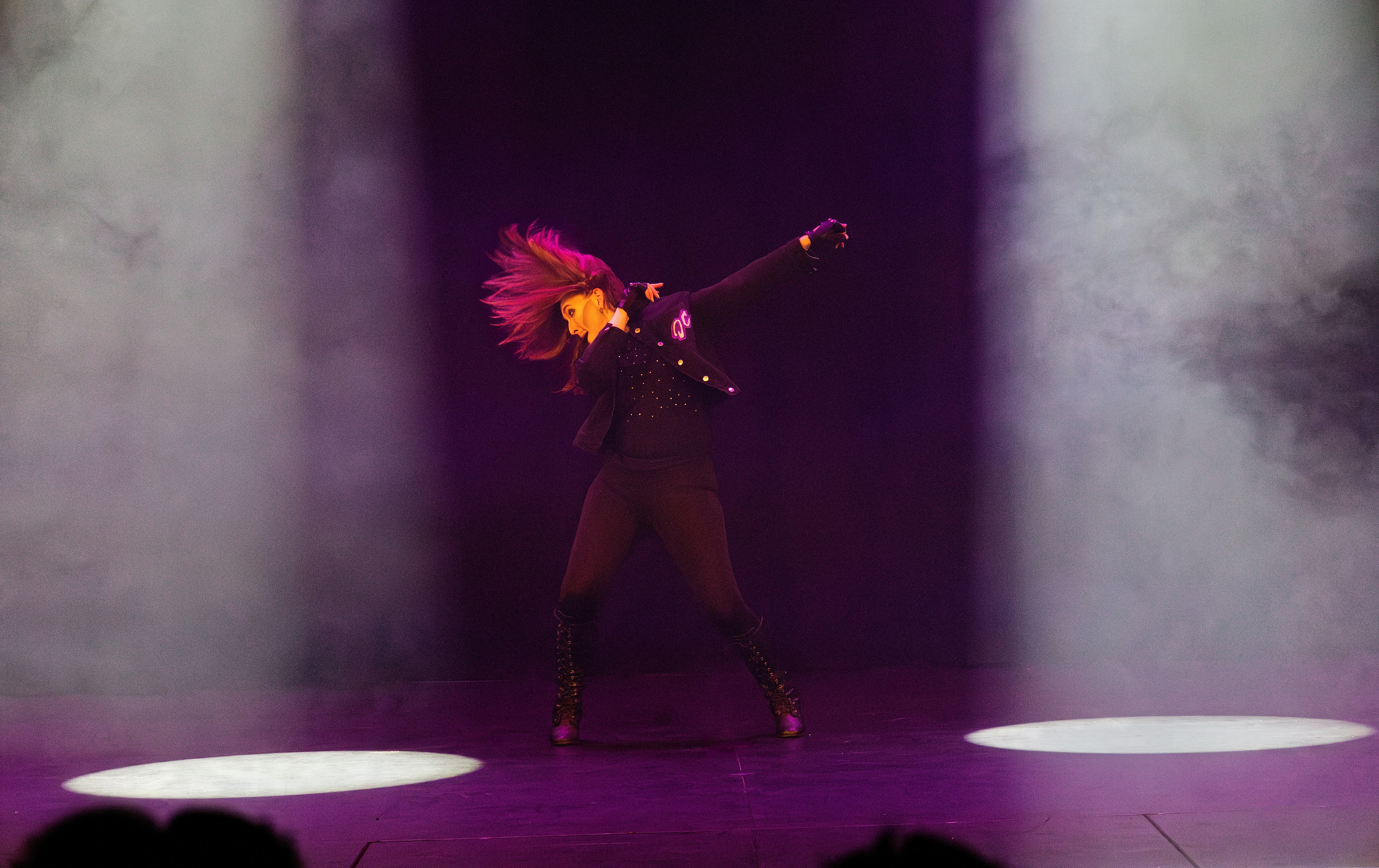 Midnight Mirage: A Dancer Ignites the Stage