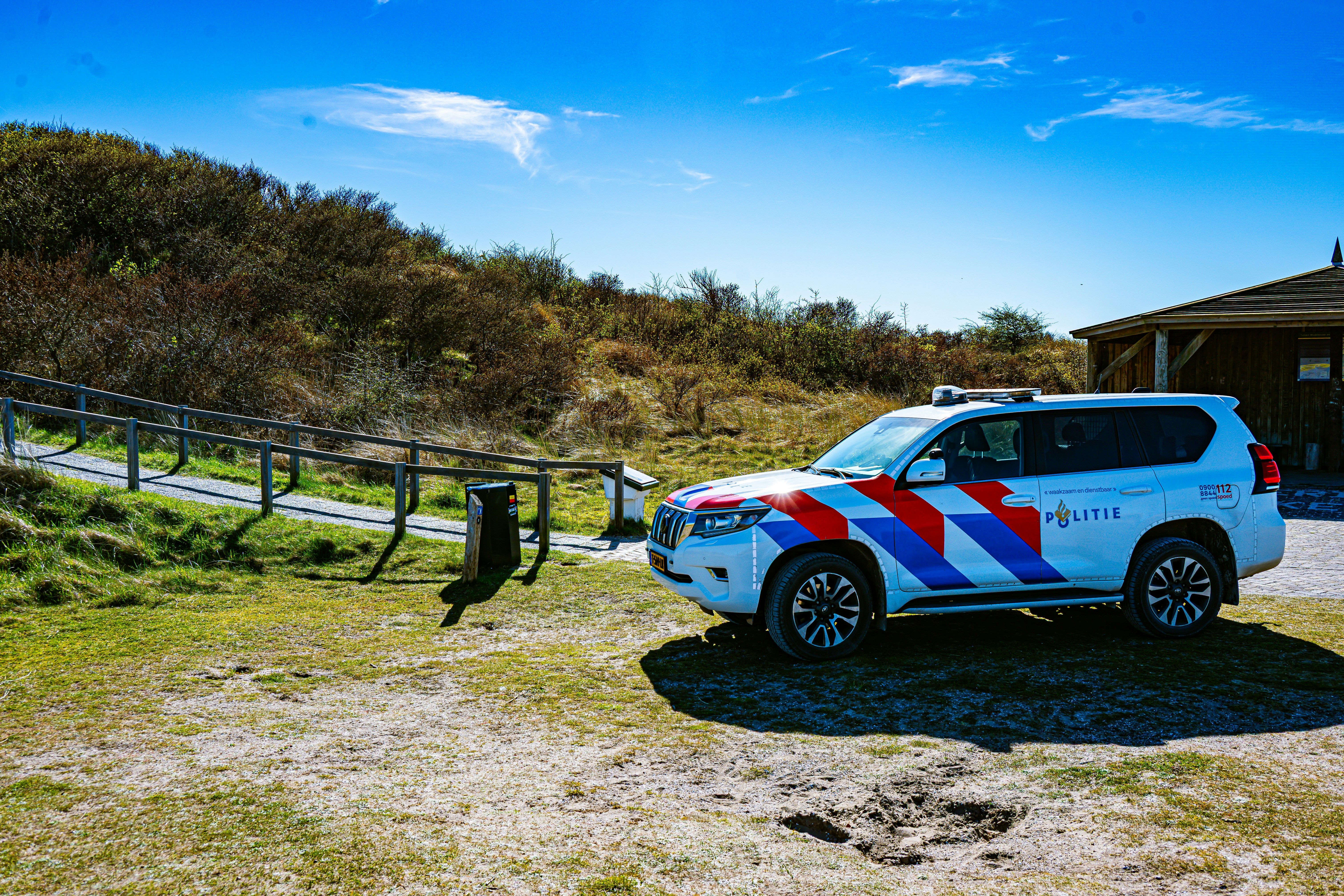 Patrol SUV Resting by Coastal Trail