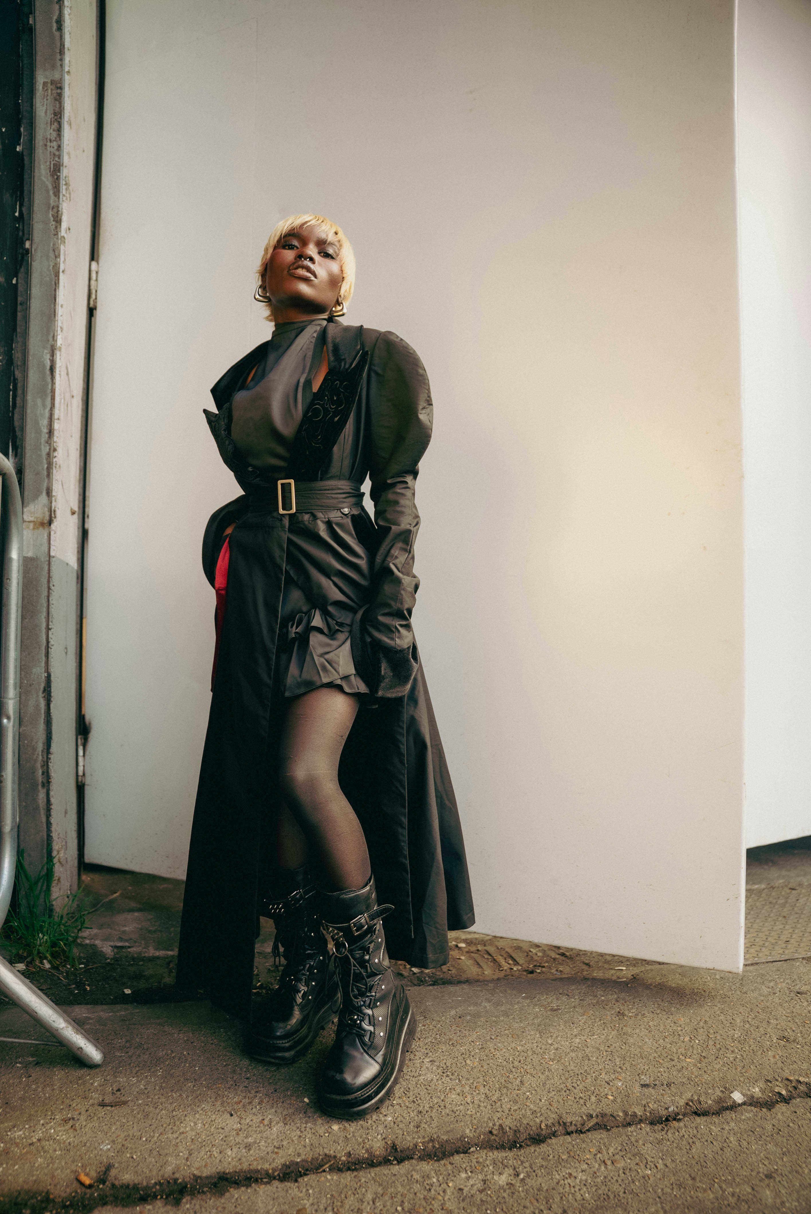 Edge of Velvet Night: A Bold Framing of Strength in Black