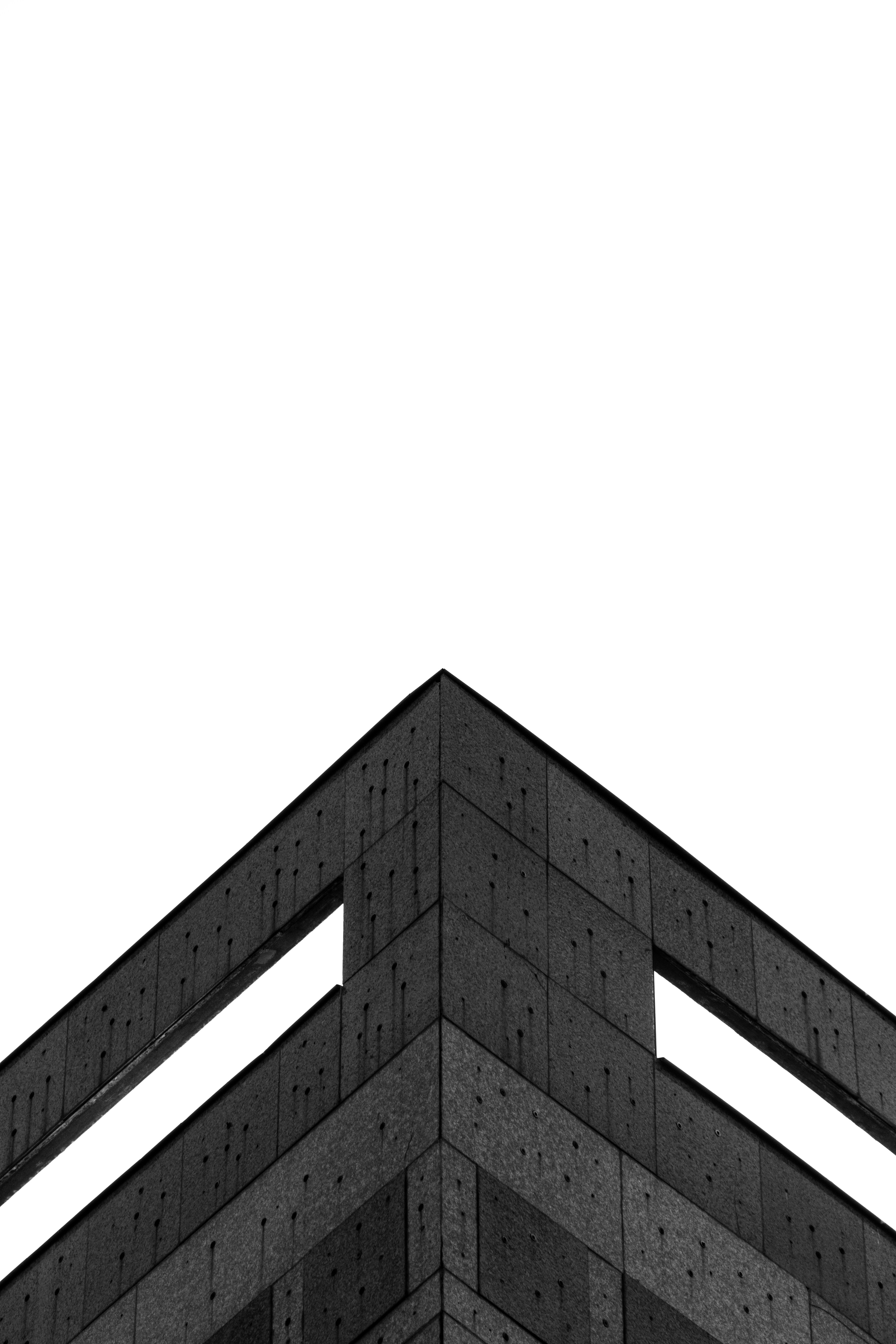 Architectural Apex: The Corner Convergence of Concrete Edges
